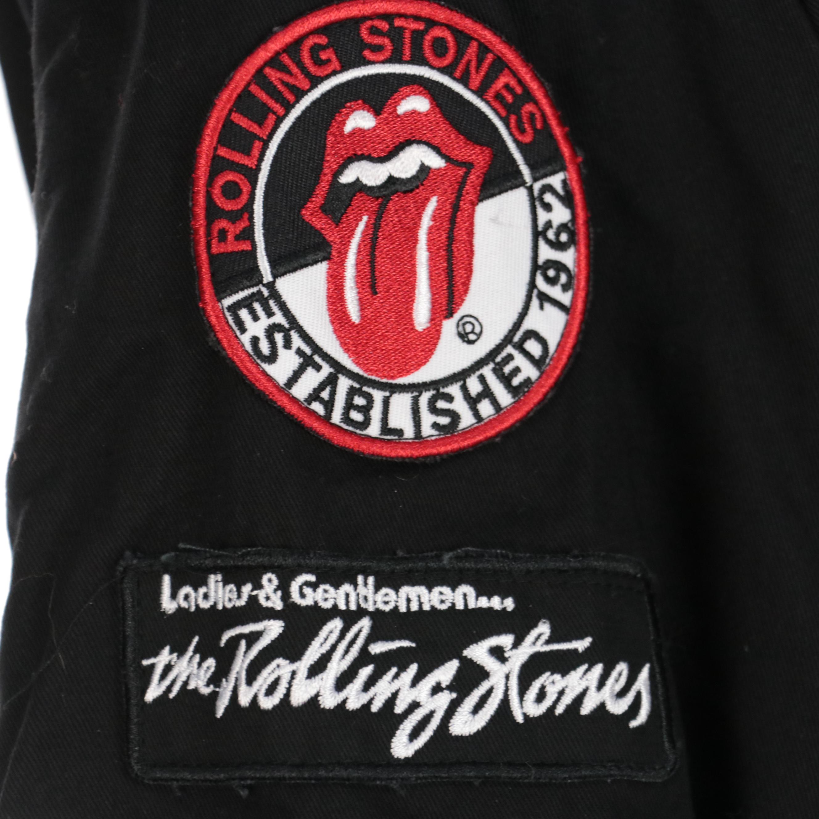 Men's The Rolling Stones Embroidered Military Jacket from Bravado ...
