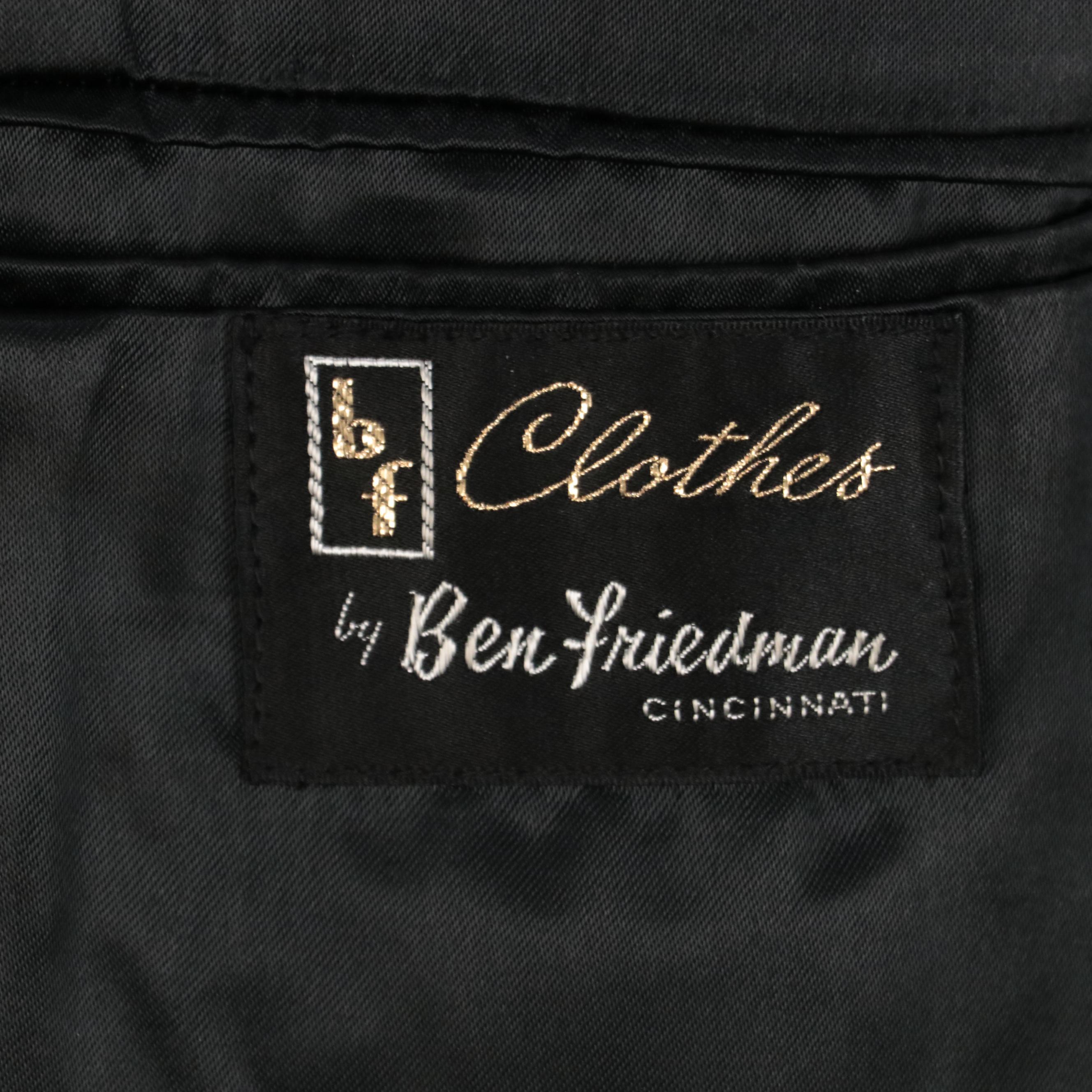 Men's BF Clothes Cashmere Trench Coat By Ben Friedman Cincinnati | EBTH