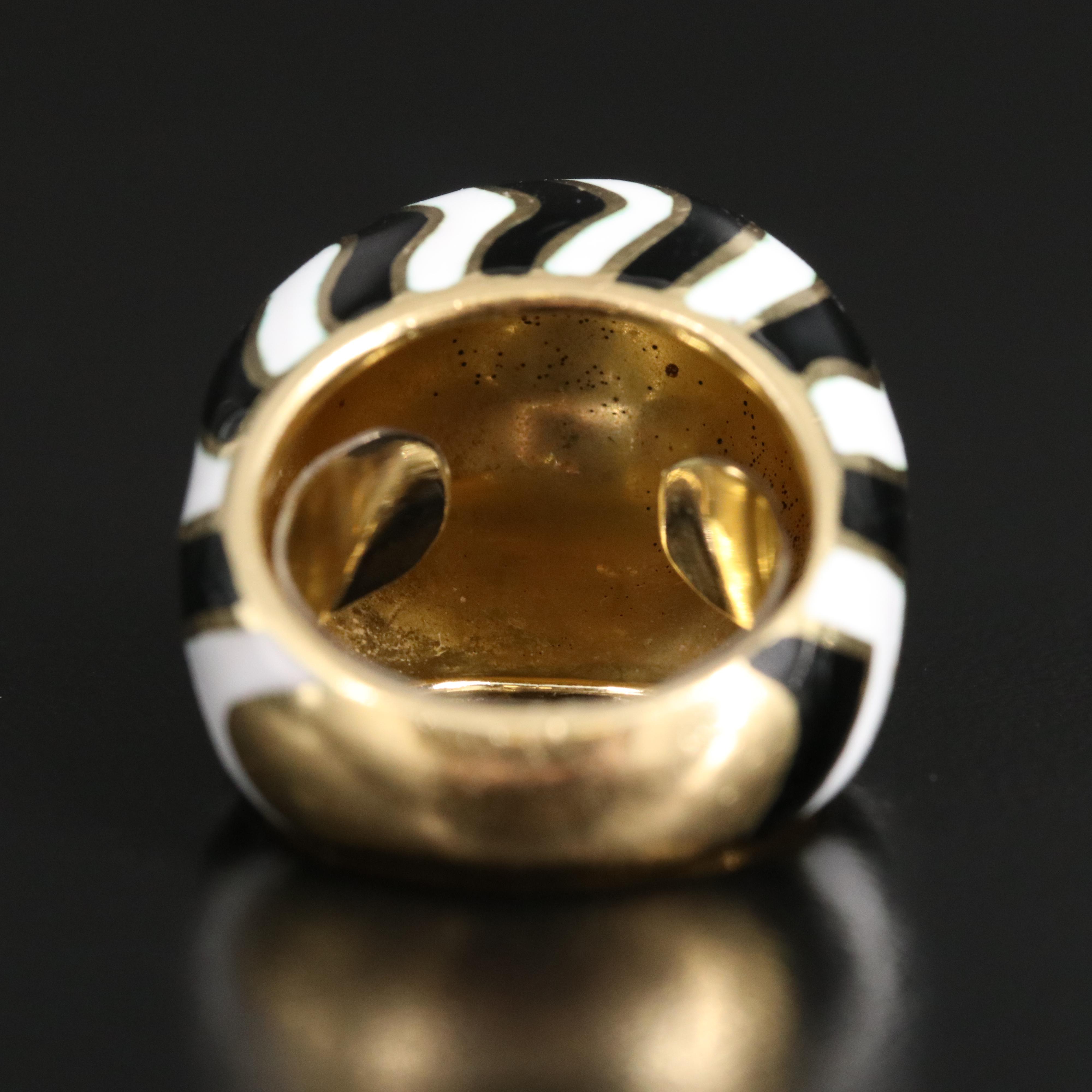 David Webb "Kingdom" 18K Zebra Ring | EBTH
