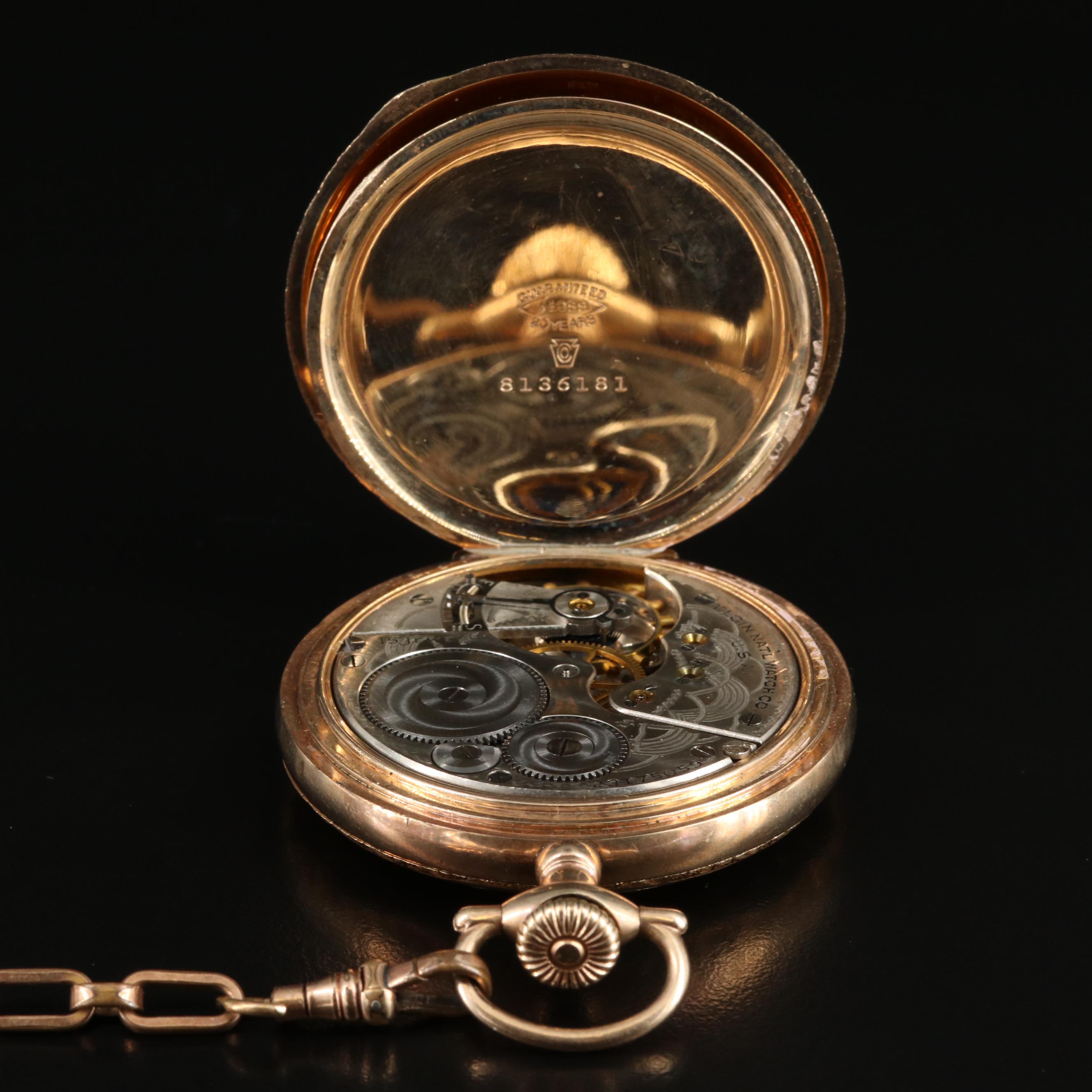Gold-Filled Elgin Hunting Case Pocket Watch | EBTH