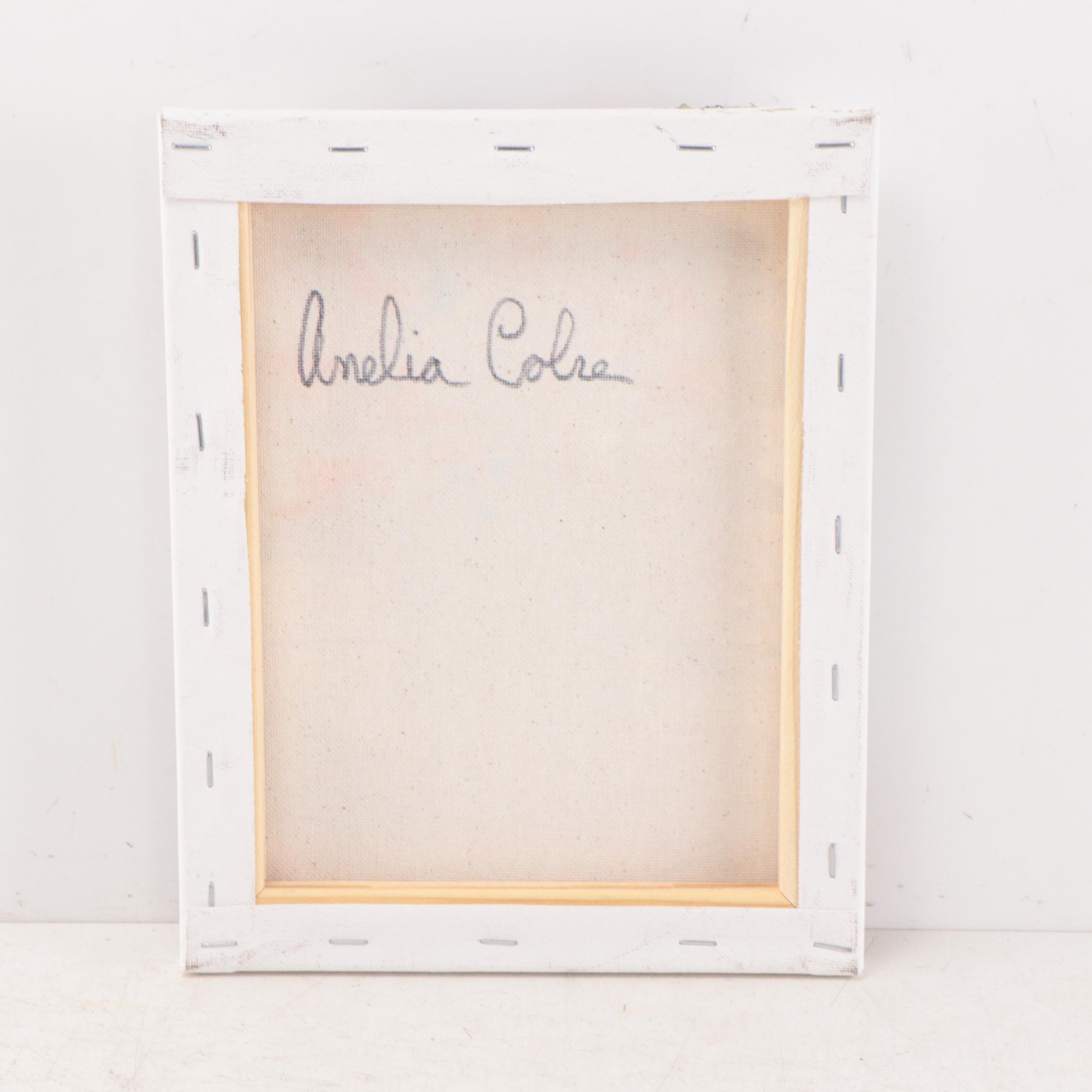 Amelia Colne Floral Still Life Impasto Acrylic Painting | EBTH