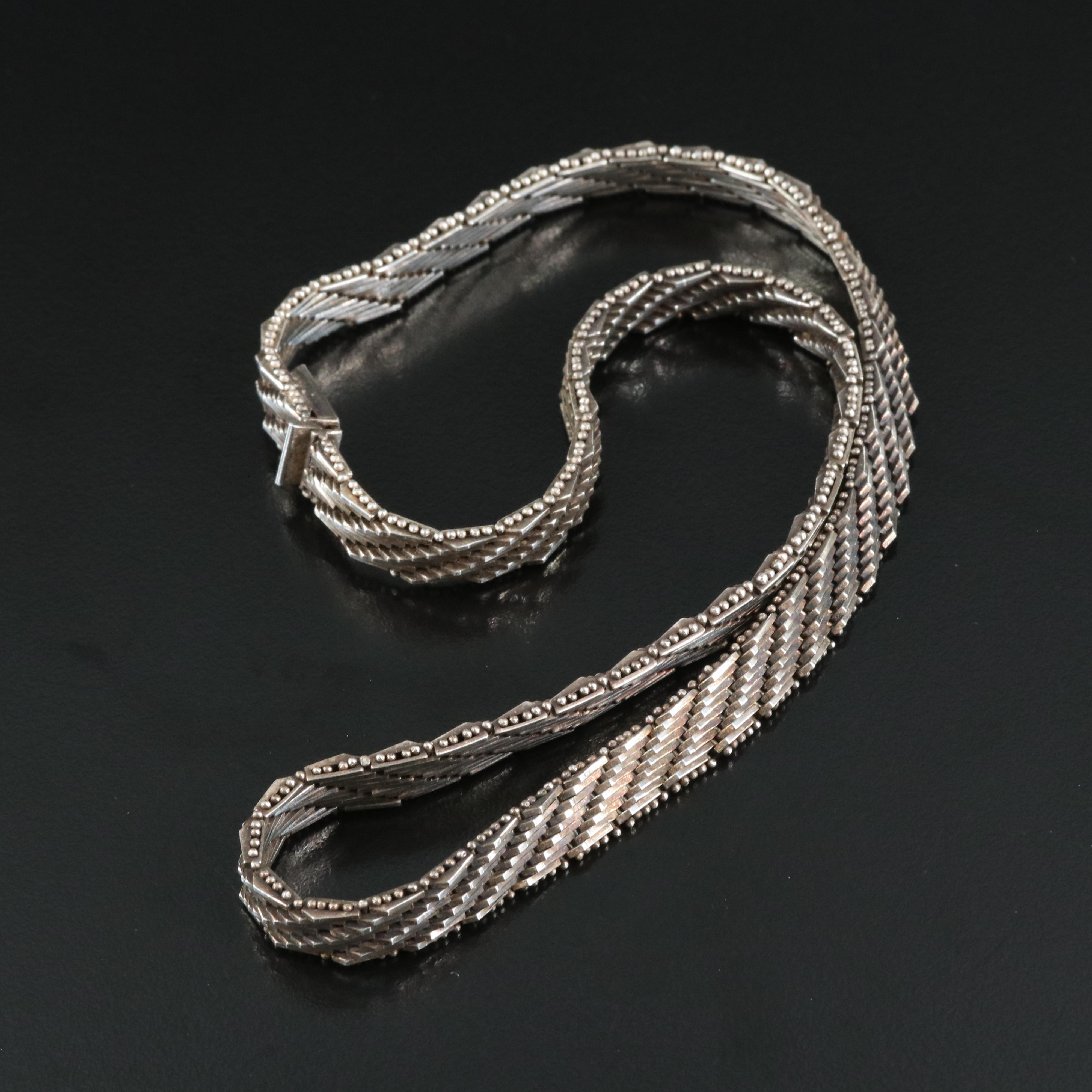 Sterling Riccio Chain Necklace | EBTH