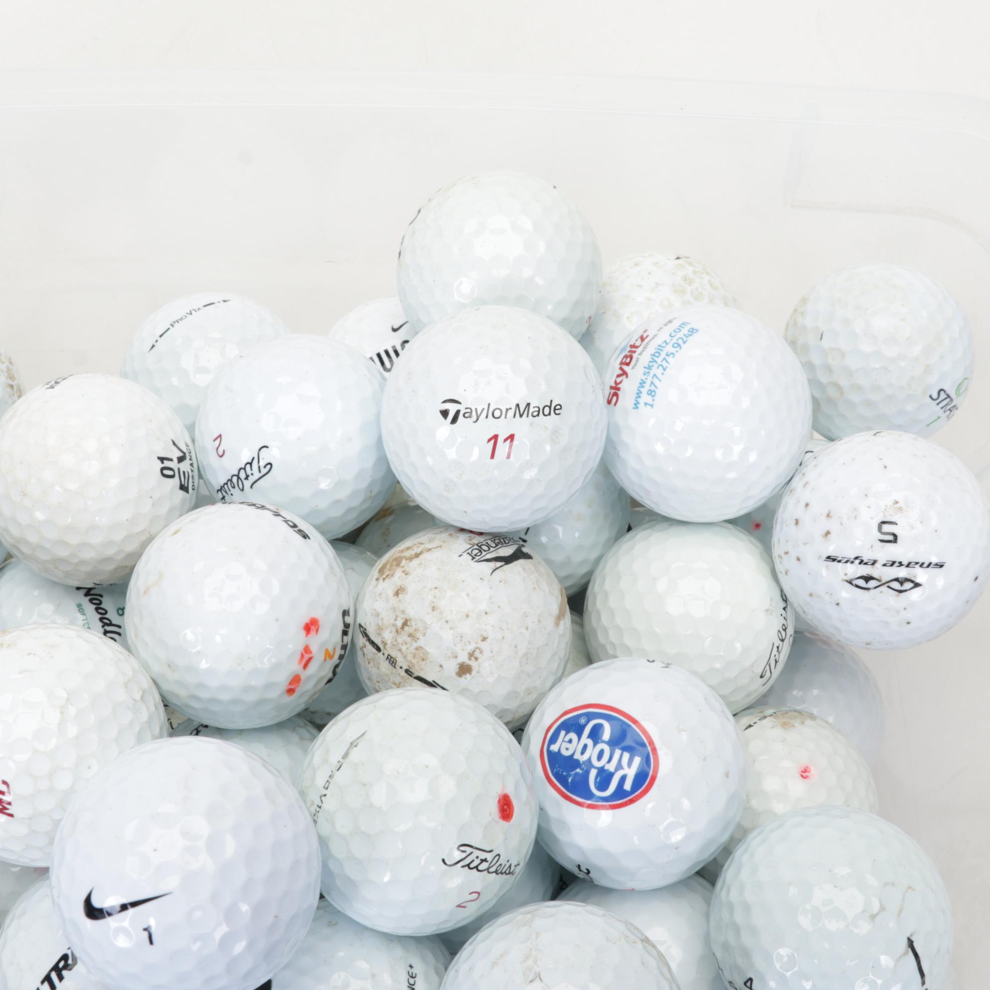 Titleist Nike Callaway And Other Golf Ball Collection Ebth