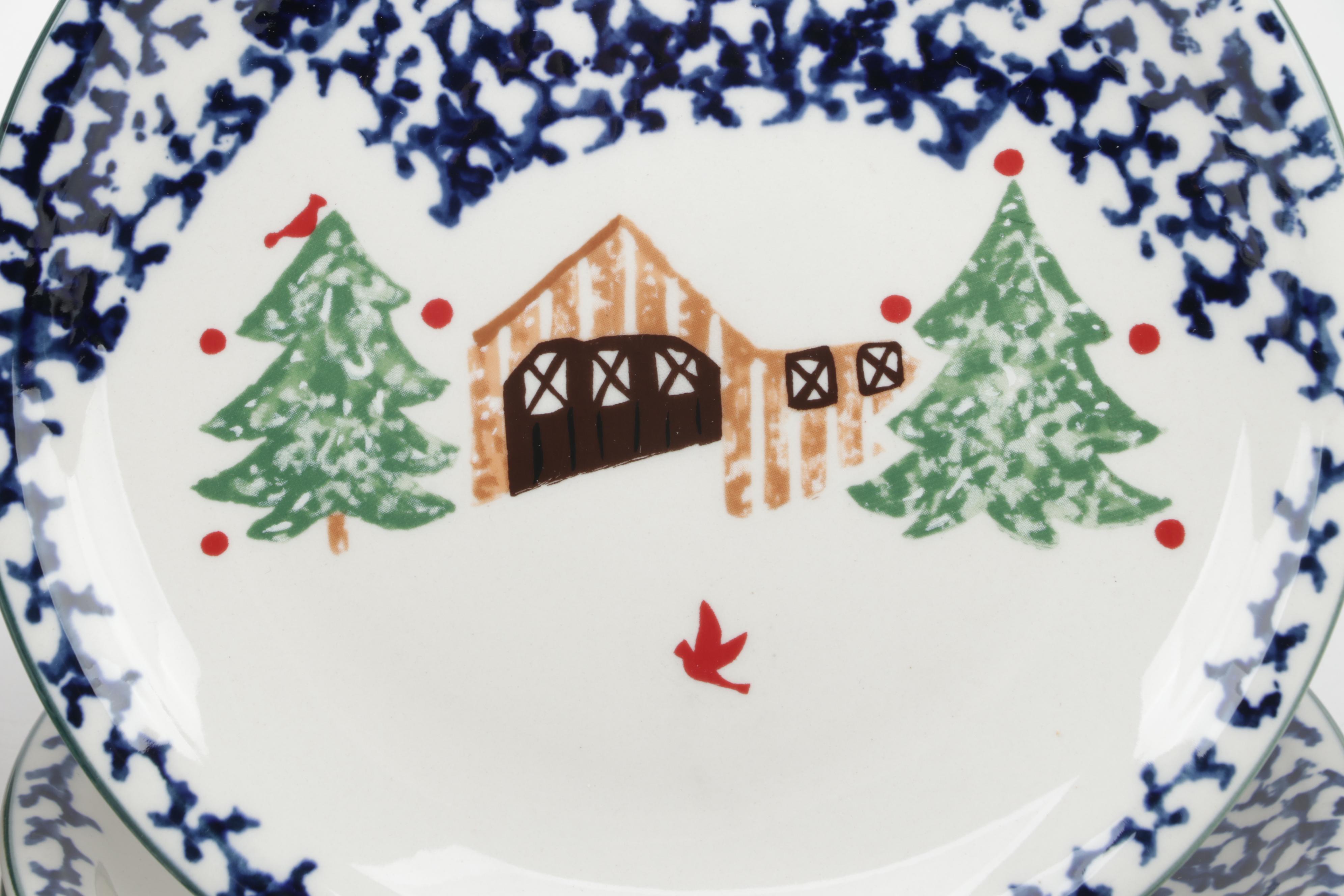 Culinary Arts "Holiday Wilderness" Stoneware Collection | EBTH