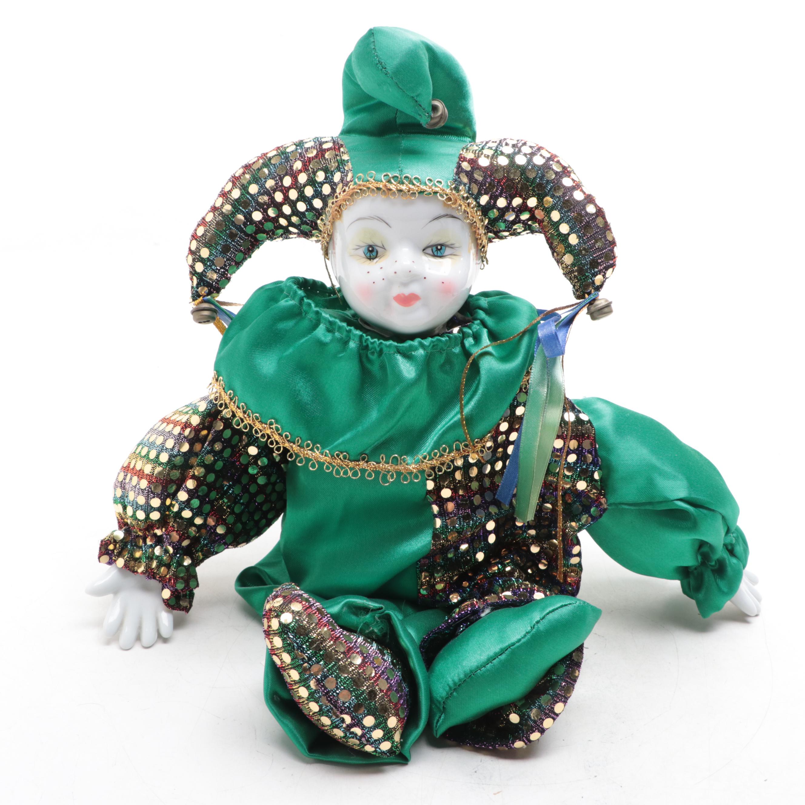 Precious Moments "Angel of The East" and Gambina Jester Dolls | EBTH
