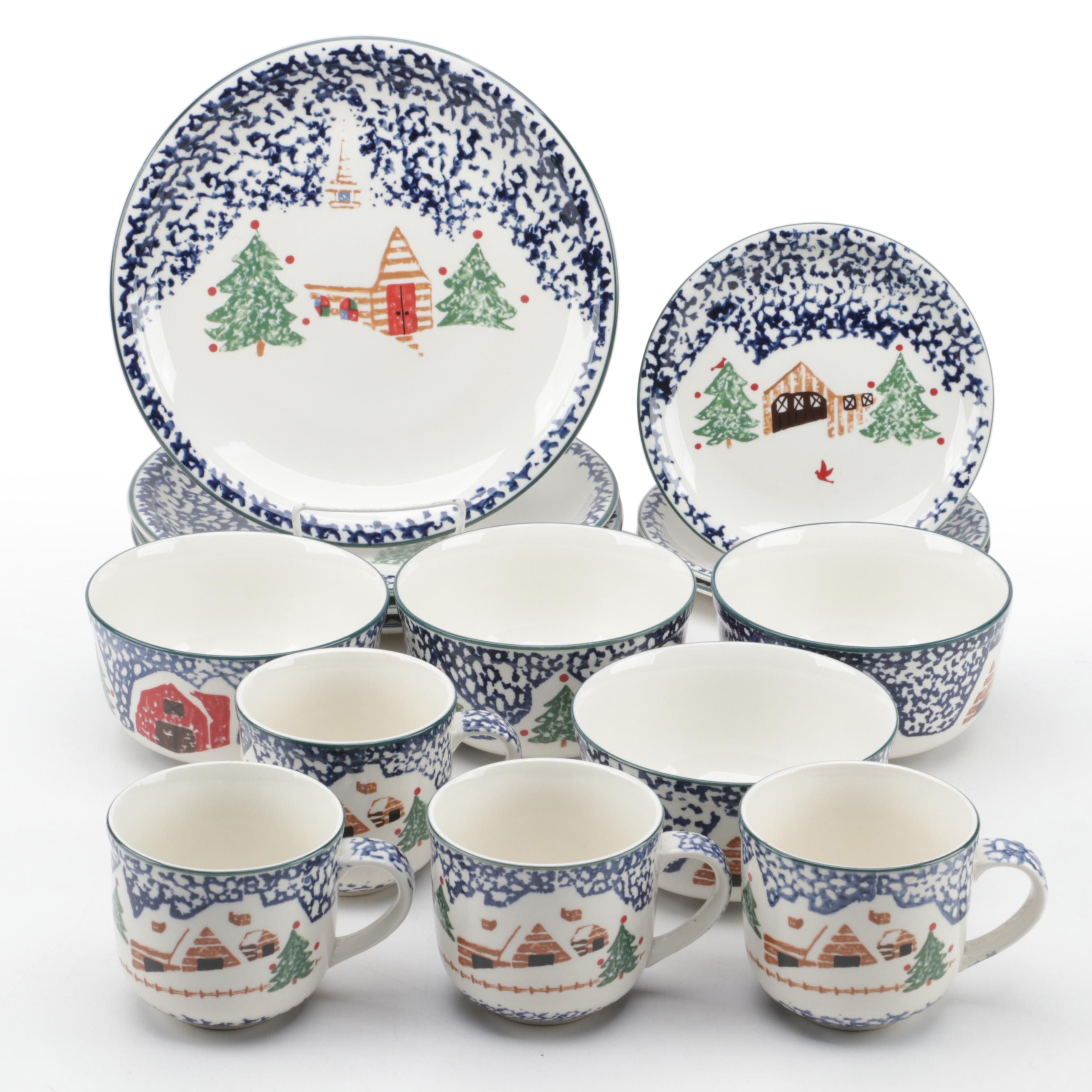Culinary Arts "Holiday Wilderness" Stoneware Collection | EBTH