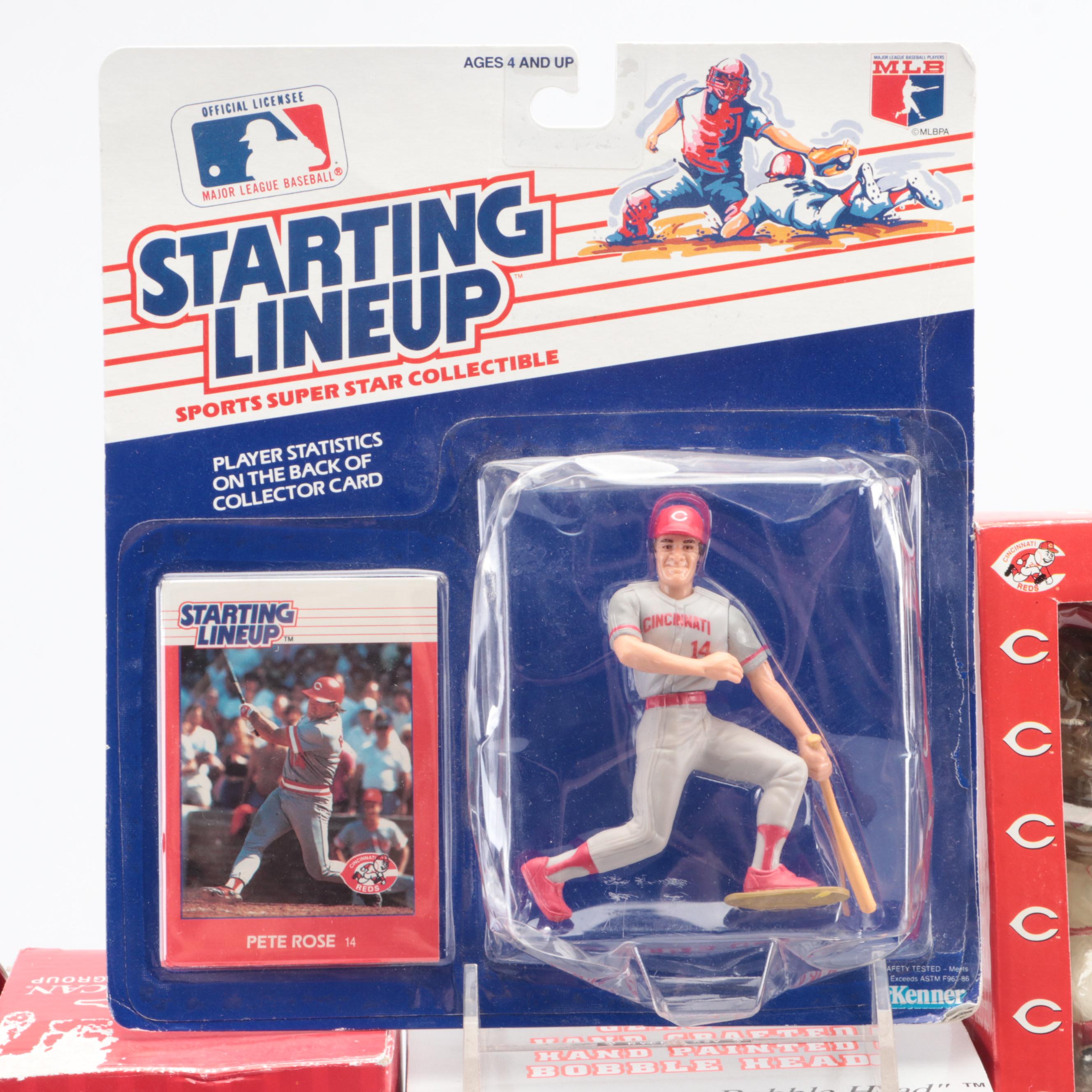 Cincinnati Reds Bobbleheads Featuring Tony Perez, Johnny Bench, and ...