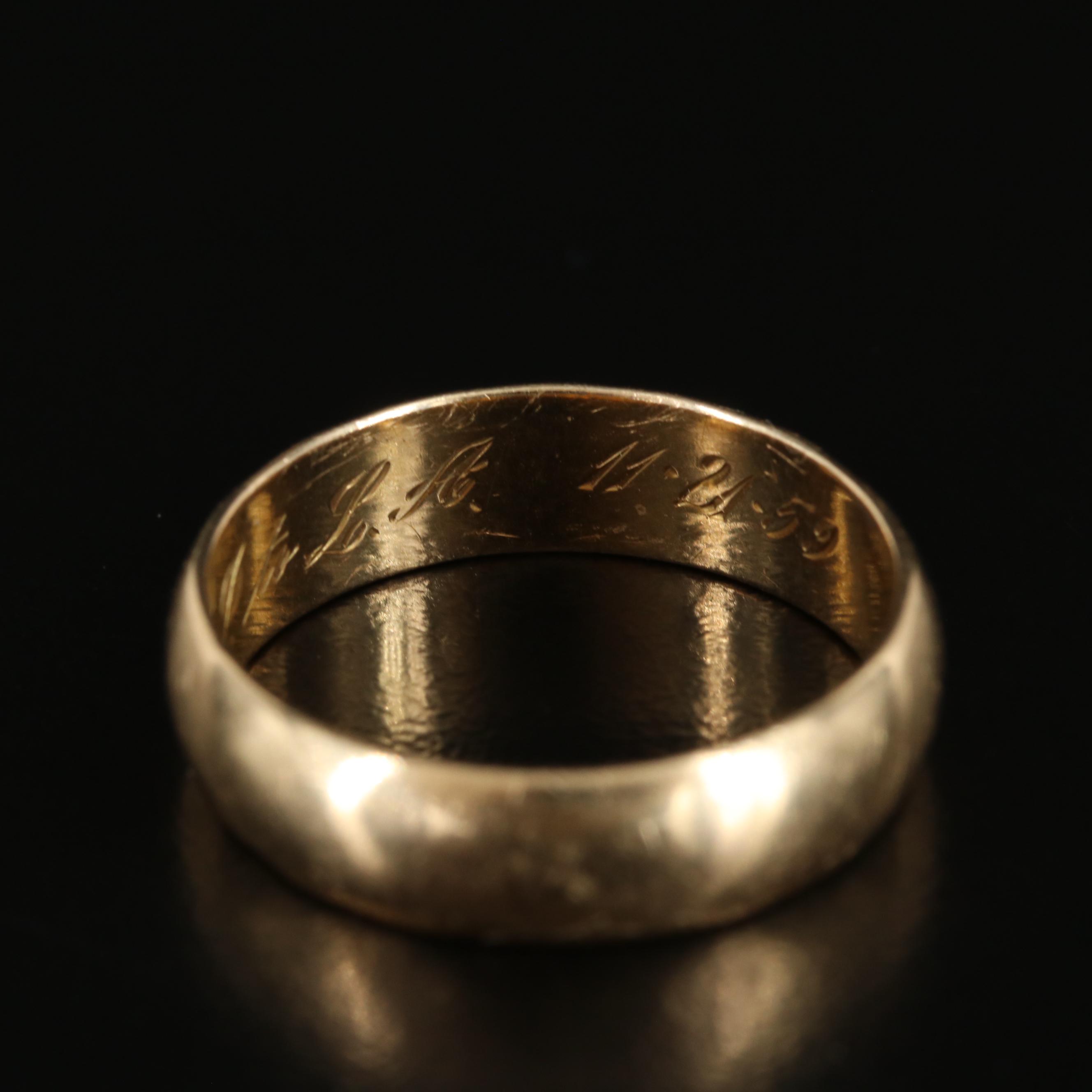 14K Plain Bands | EBTH