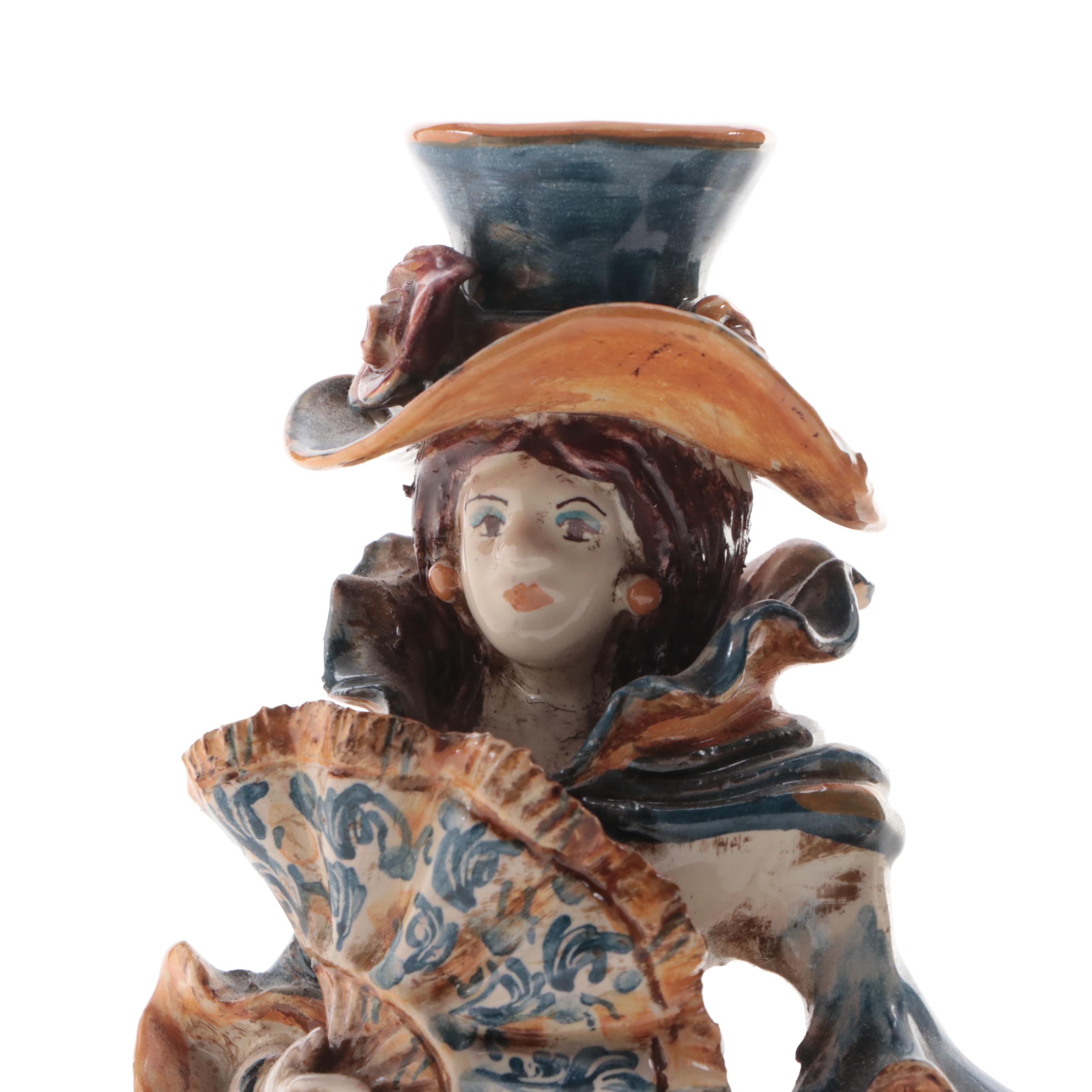 Sofia Italian Ceramic Candle Holders | EBTH