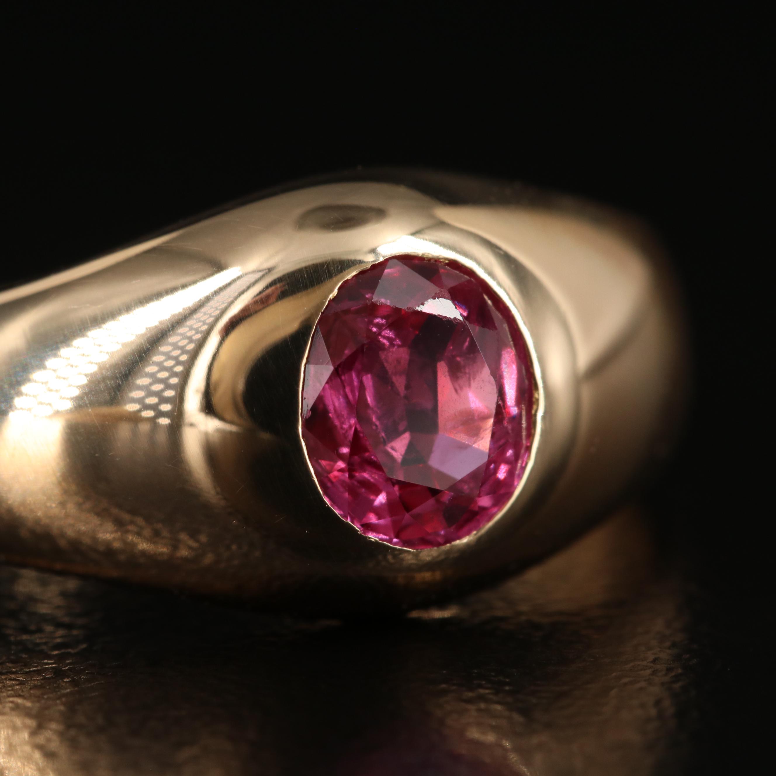 18K 1.07 CT Kenyan Ruby Ring with GIA Report | EBTH