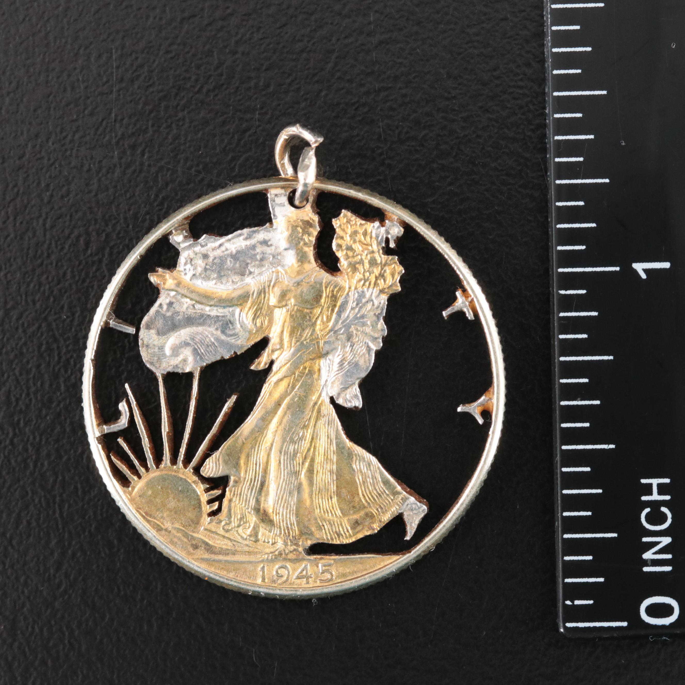 Cut Coin Pendant | EBTH