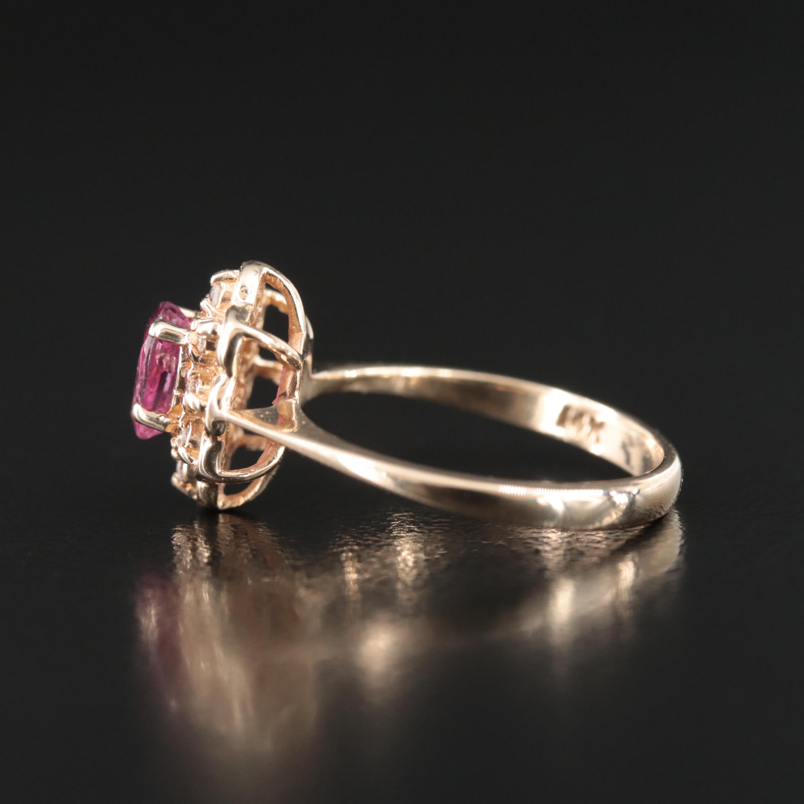 14K Ruby and Diamond Ring | EBTH