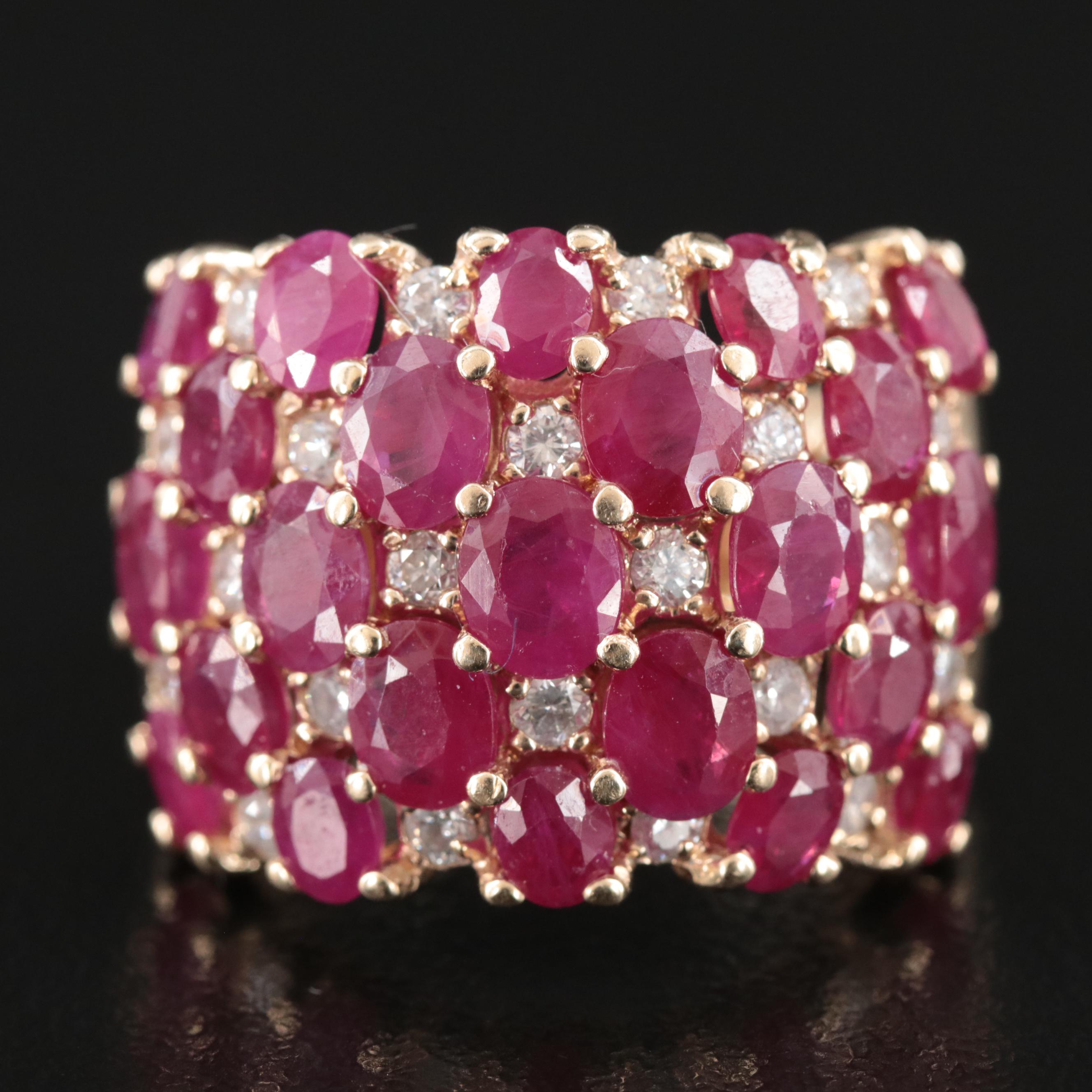 EFFY 14K Ruby and Diamond Ring | EBTH