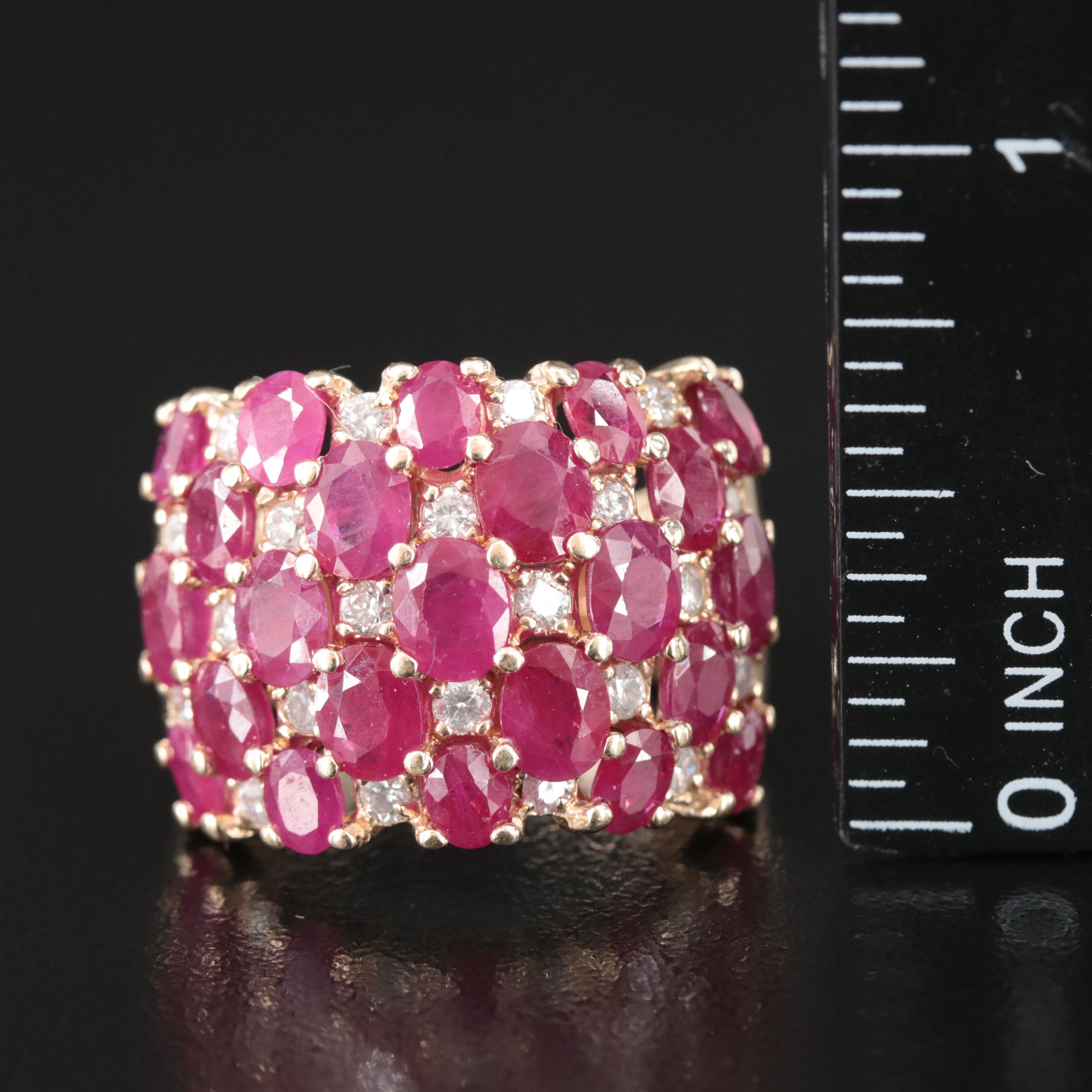 EFFY 14K Ruby and Diamond Ring | EBTH