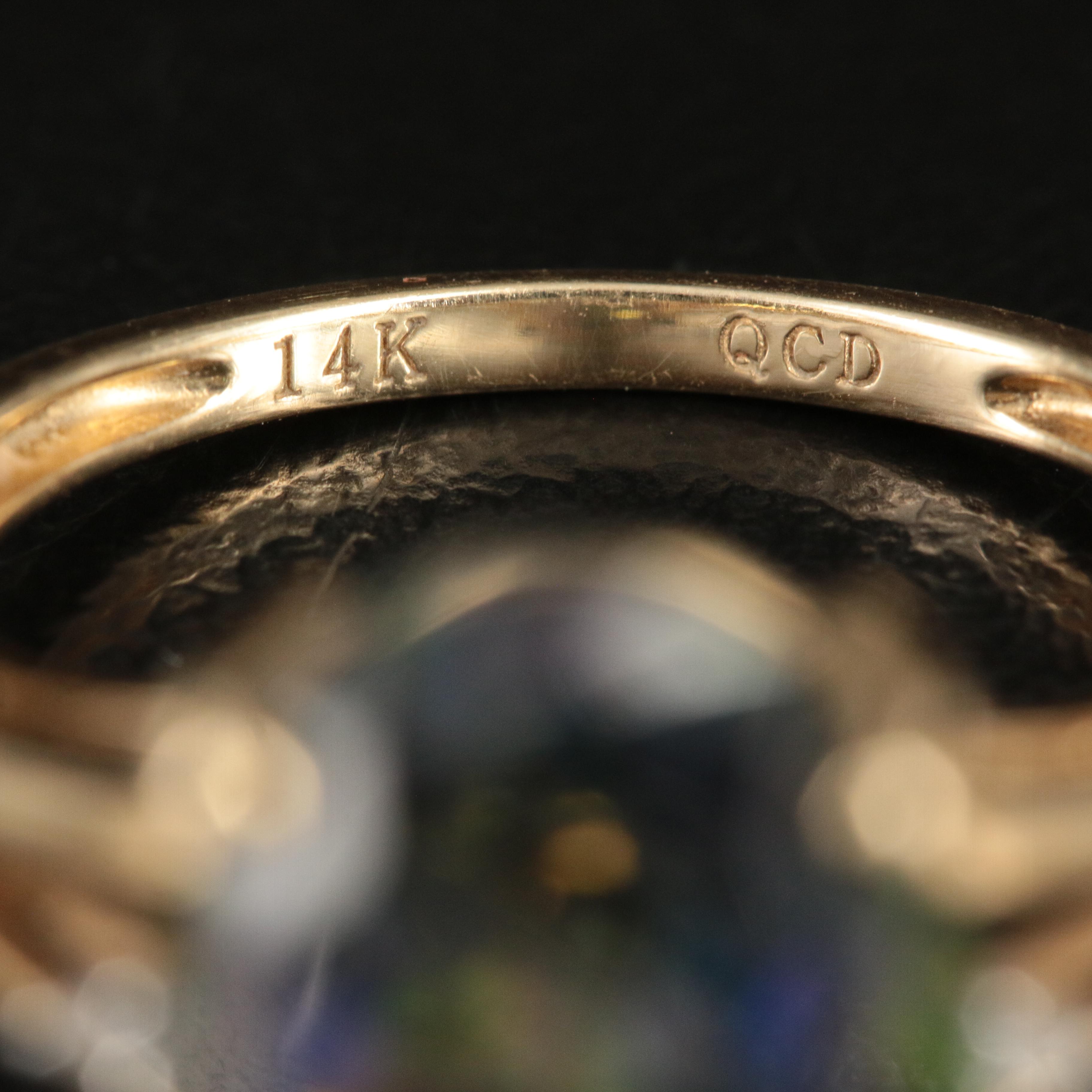 14K Mystic Topaz Ring | EBTH