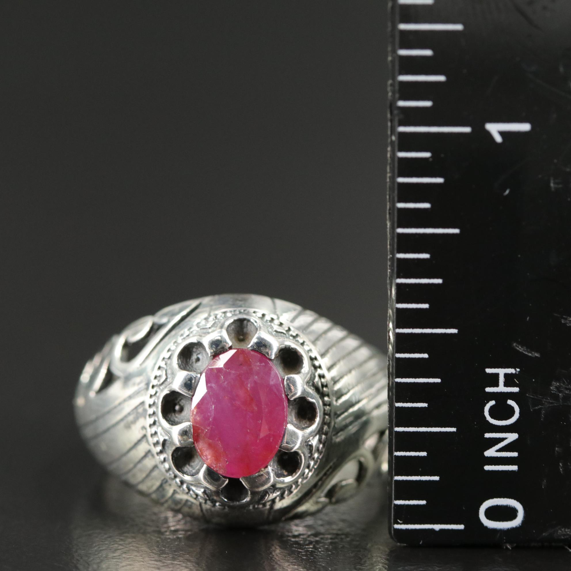 Sterling Ruby Ring | EBTH