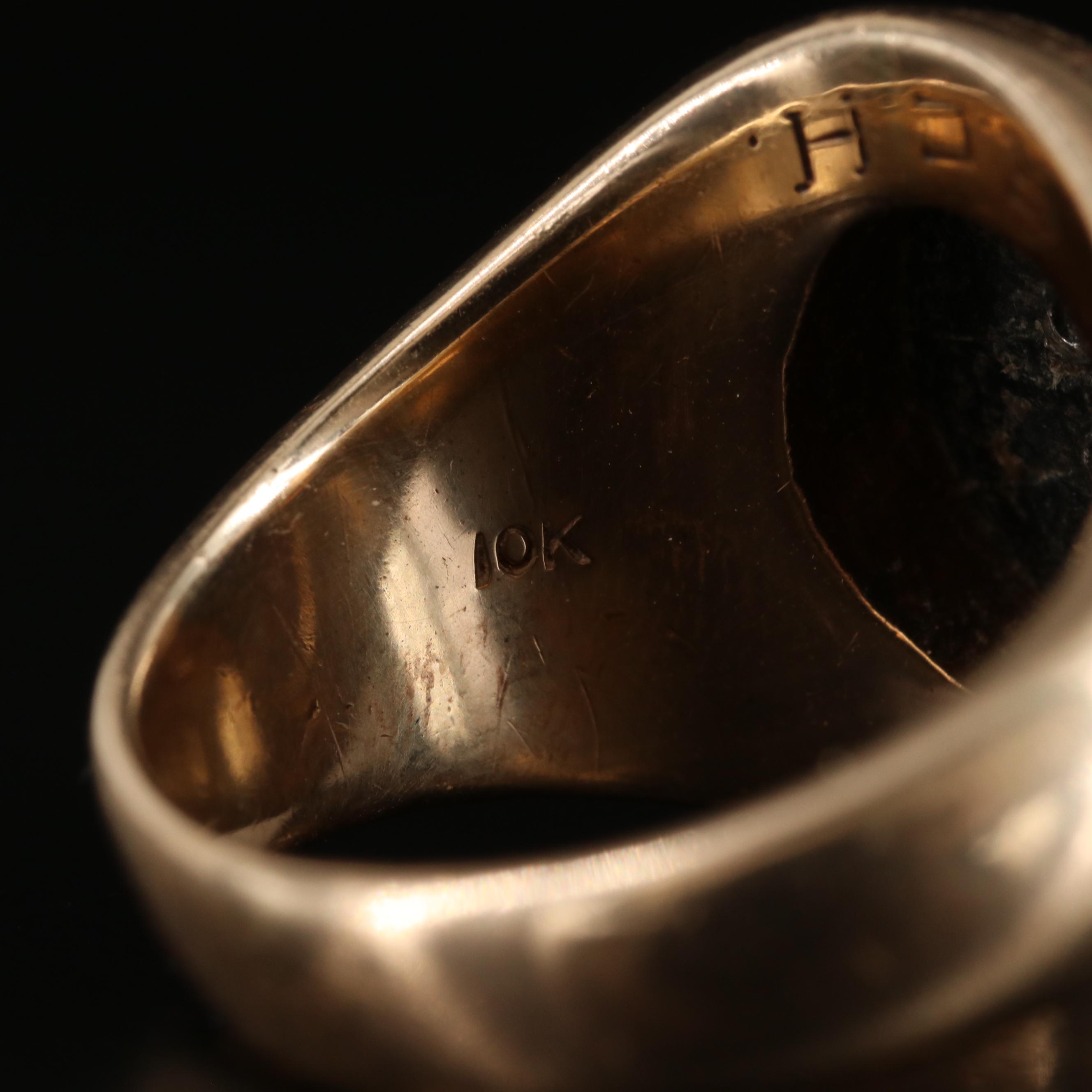 10K Signet Scrap Ring | EBTH
