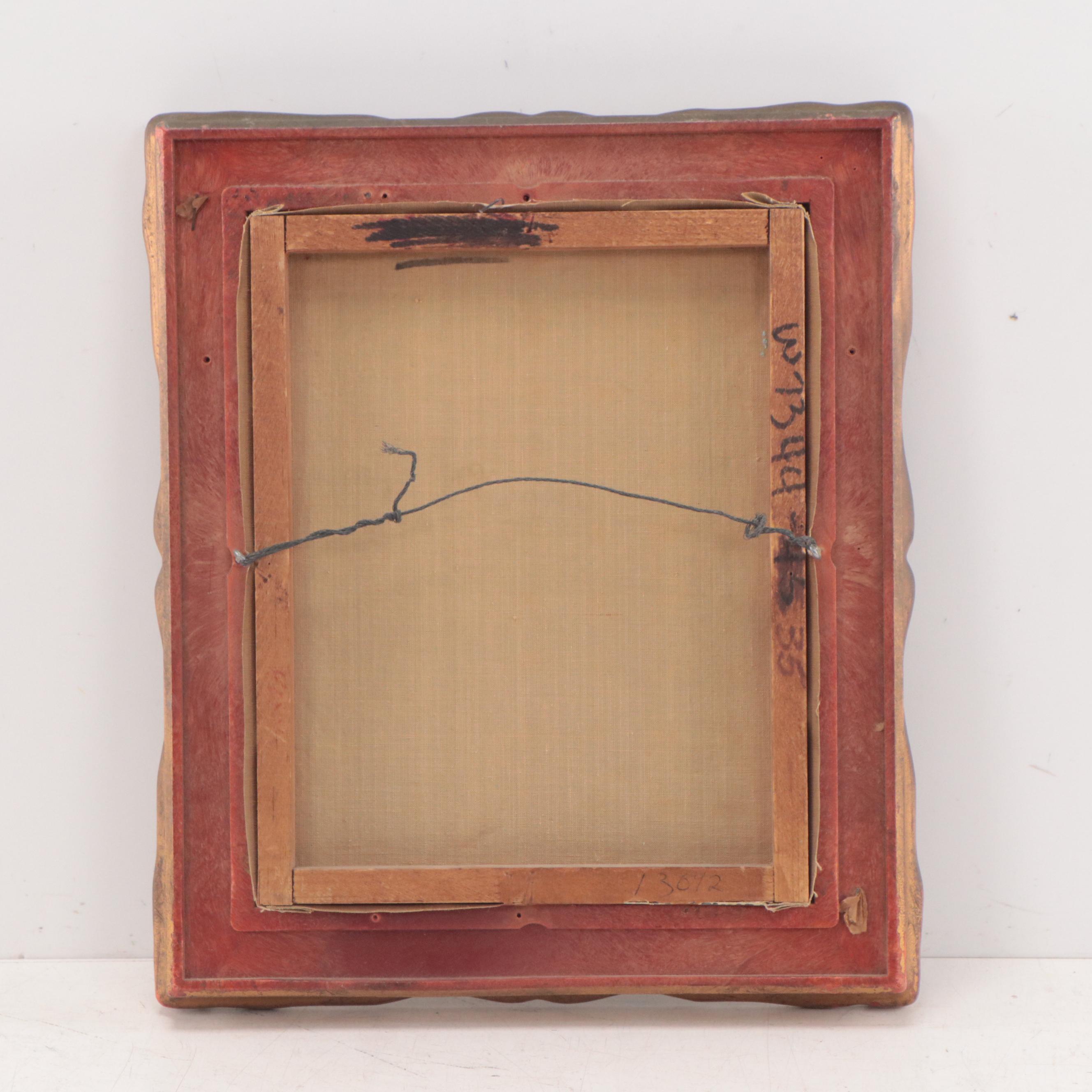 Ramón H. Parisian Scene With Figures Oil Painting, 1920 | EBTH