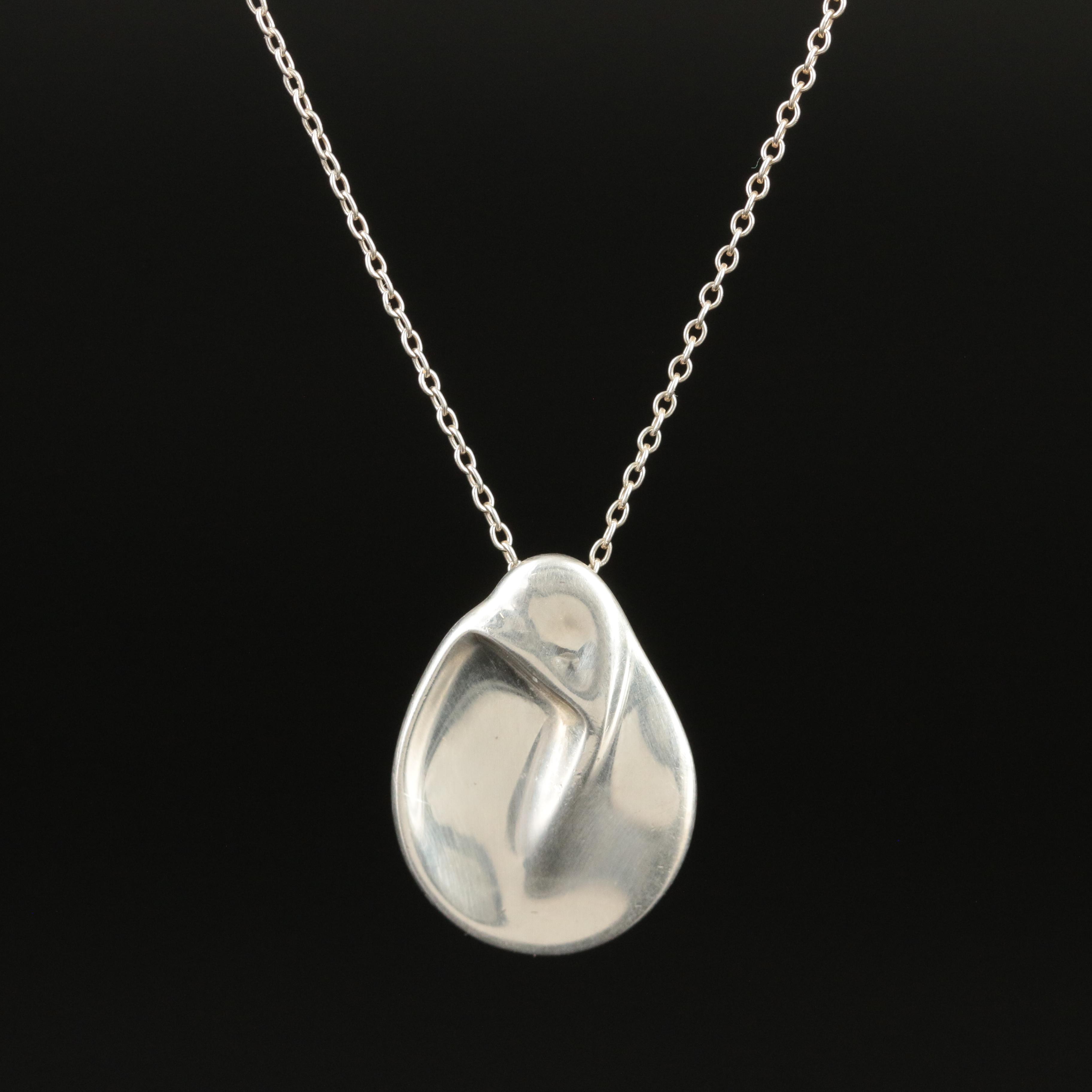 Elsa Peretti for Tiffany & Co. Sterling Madonna Pendant Necklace | EBTH