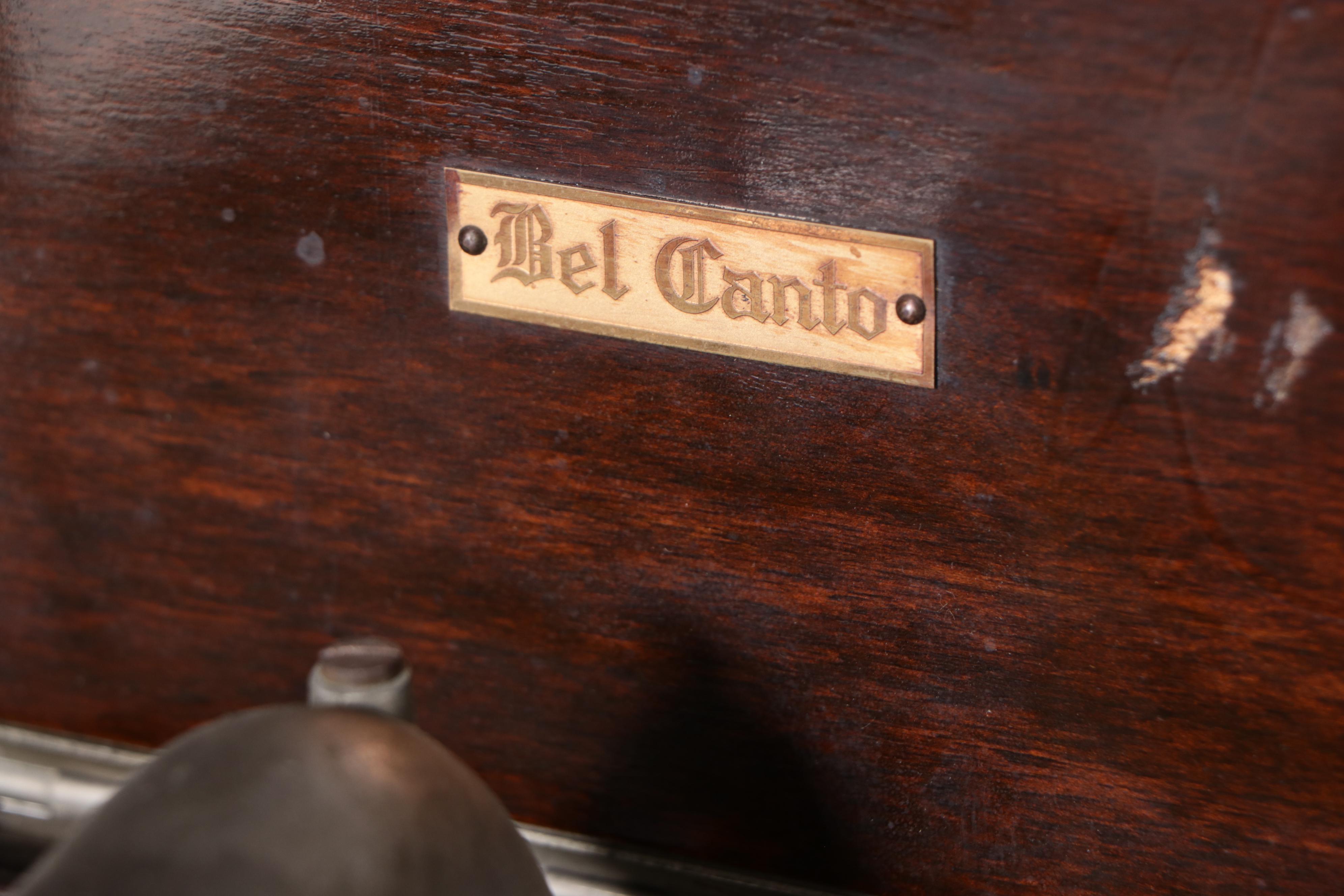 Art Deco Victrola Bel Canto Hand-Crank Turntable Cabinet, Early 20th ...
