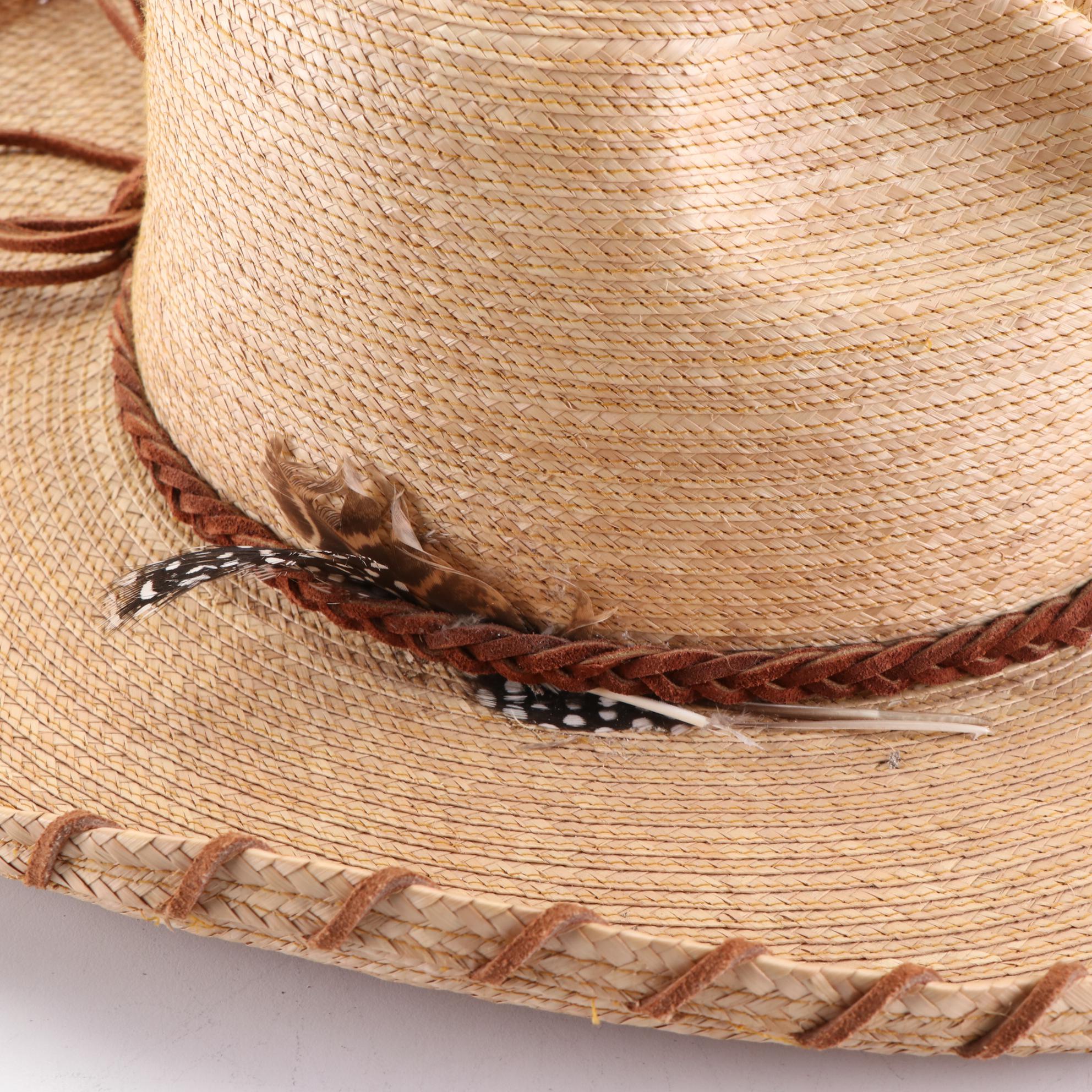 Rockmount Ranch Wear Western Style Straw Hat with Other Straw Hat | EBTH