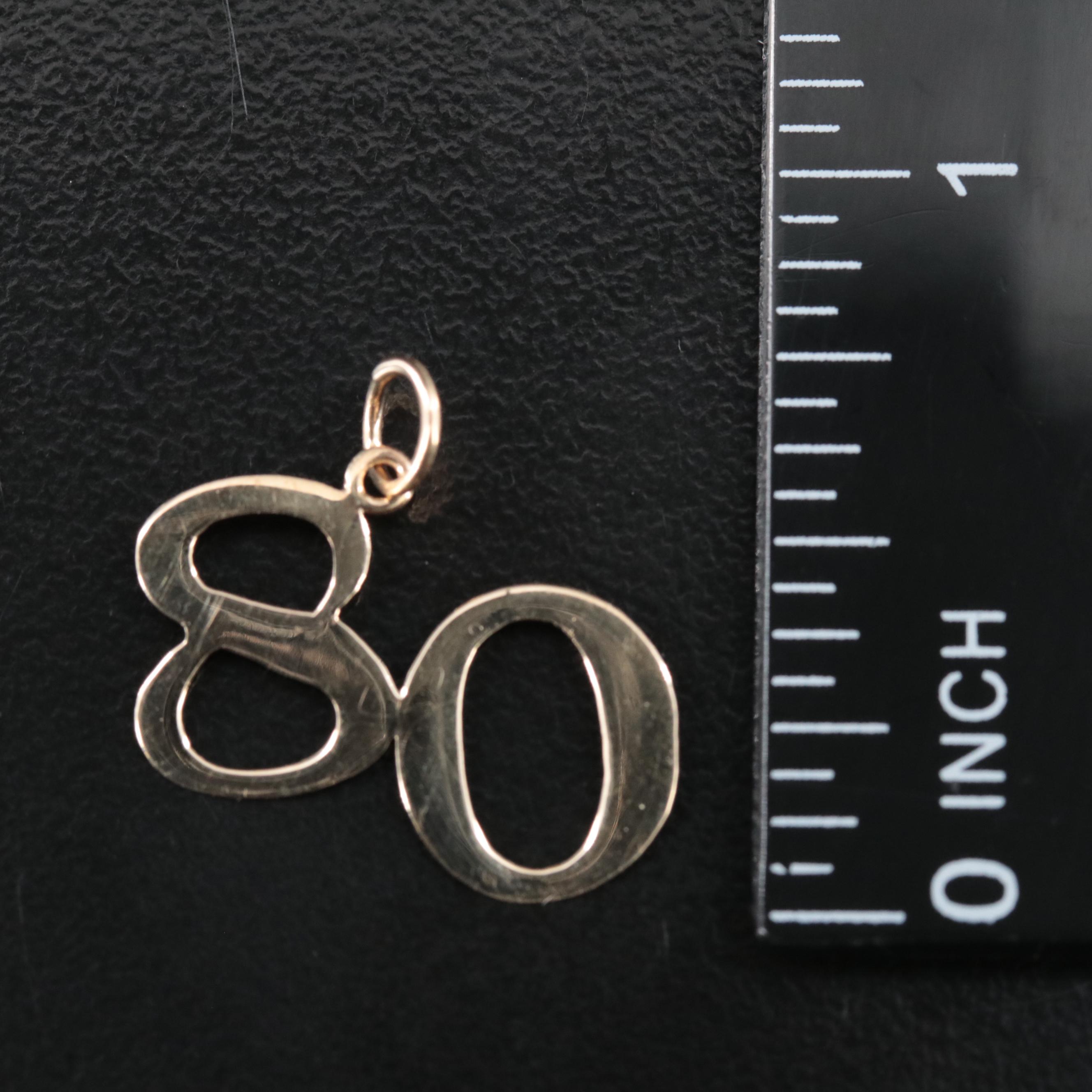 10K "80" Pendant | EBTH