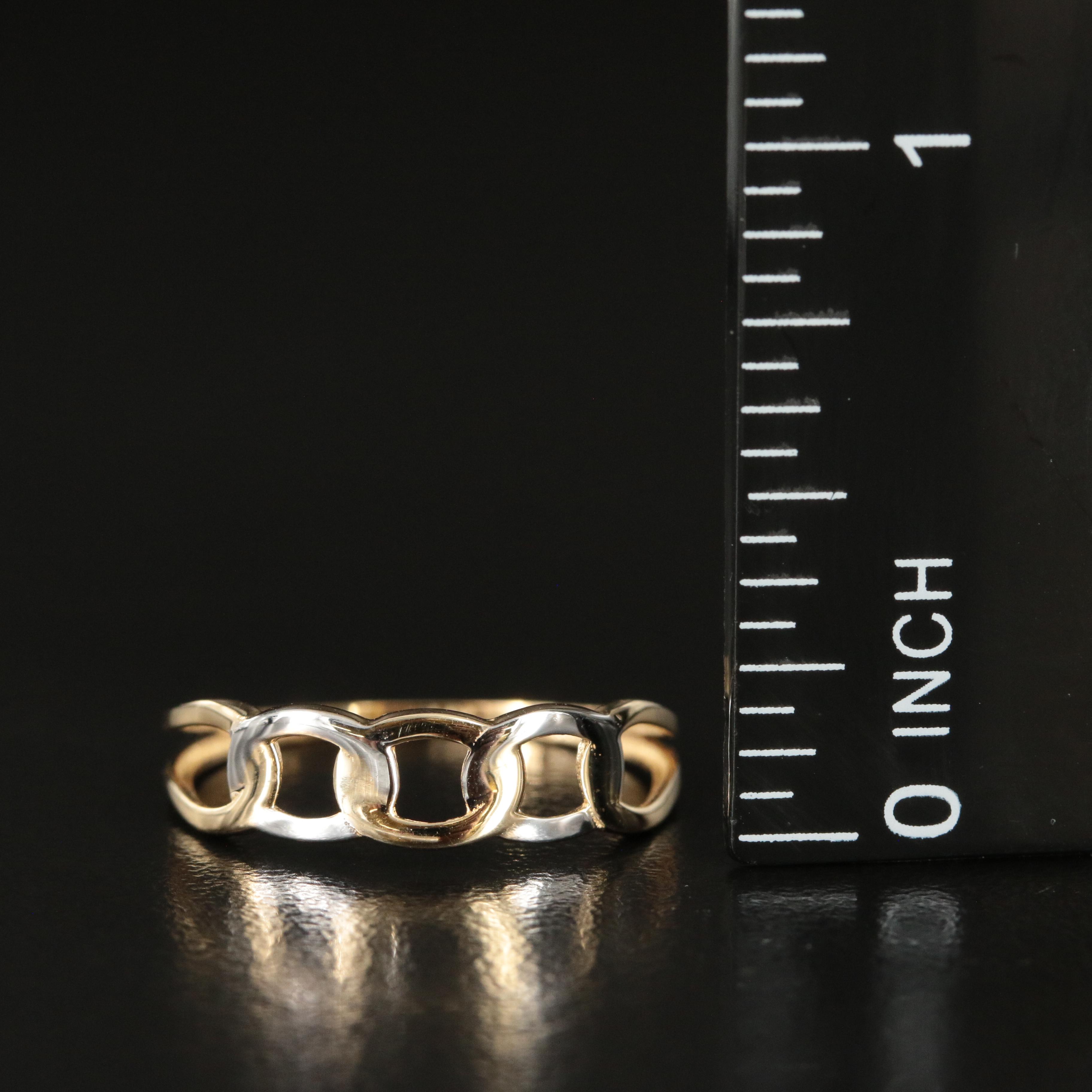 14K Curb Link Band | EBTH