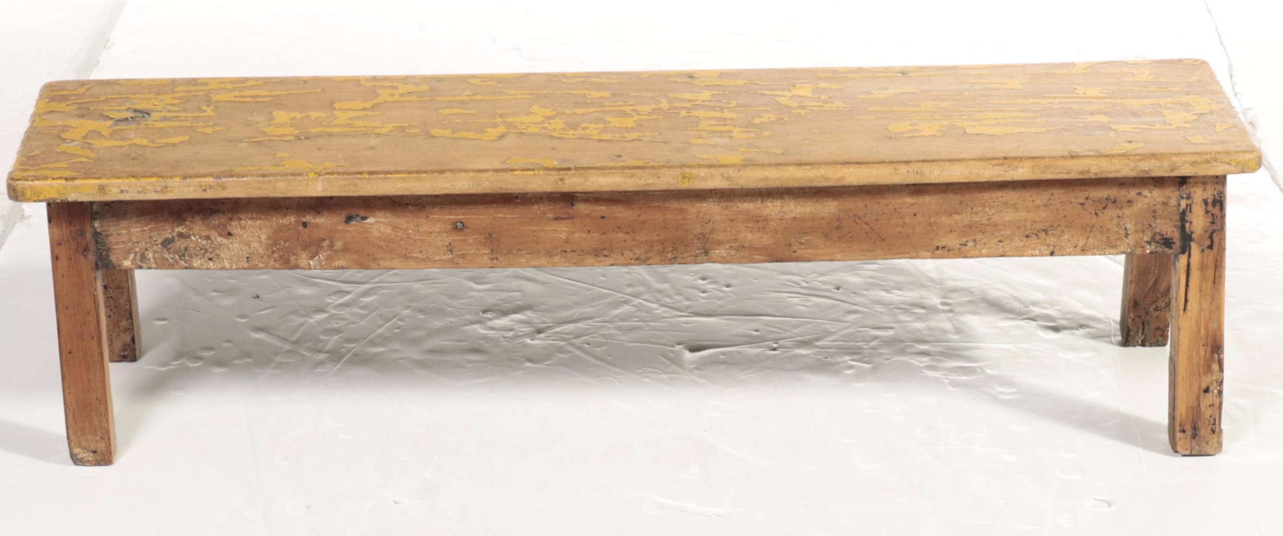 Primitive Hardwood Low Bench | EBTH