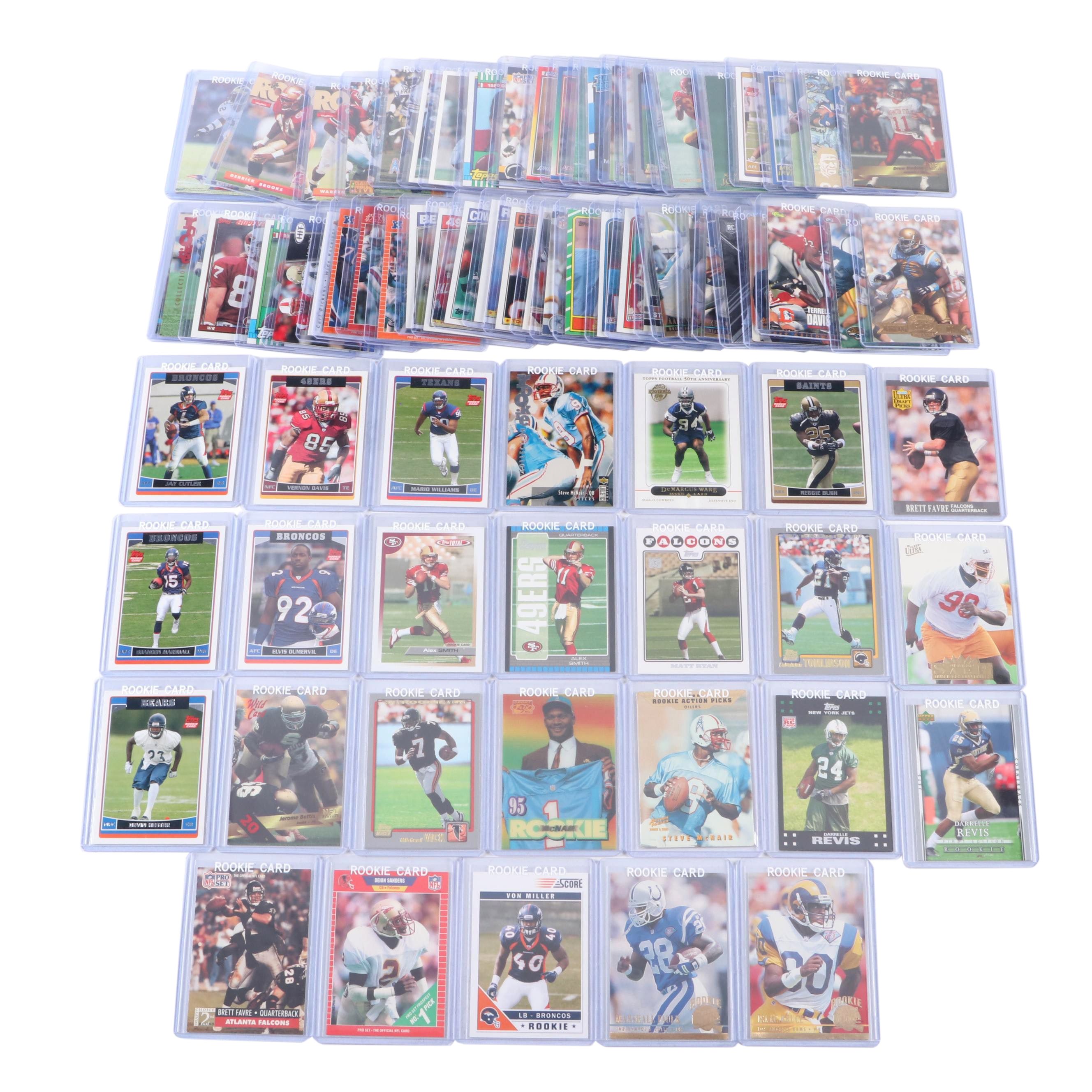 Topps with Other Football Rookie Cards Featuring Brett Favre, and More ...