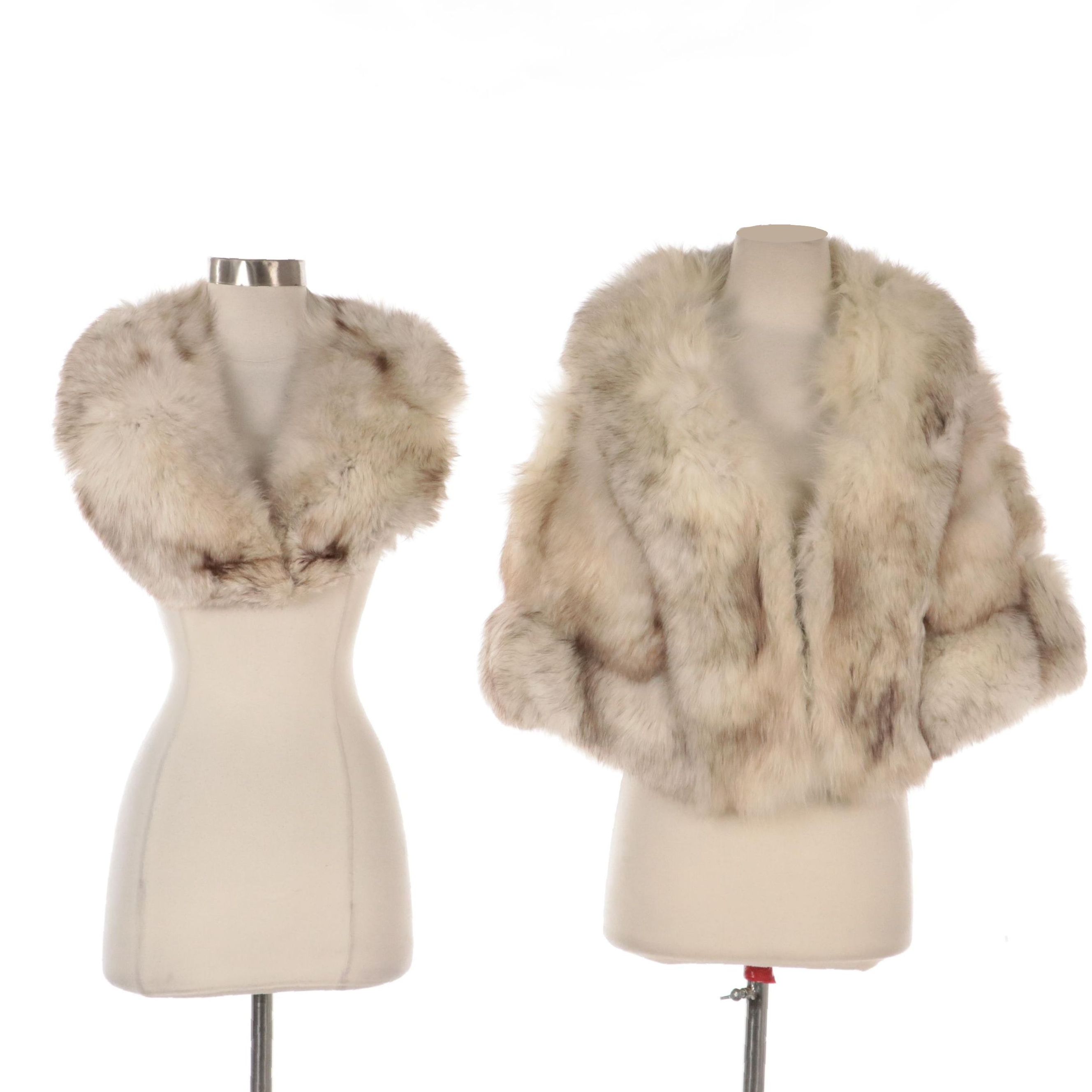 Blue Fox Fur Capelet from Clyde Burtrum Furs with Other Blue Fox Fur ...
