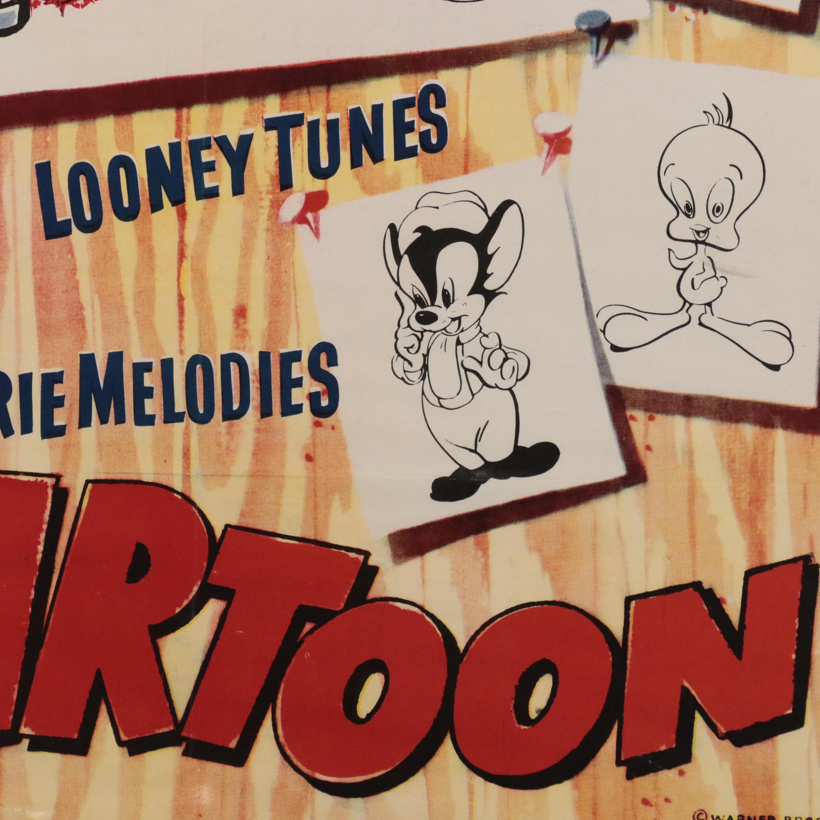 "Looney Tunes Merrie Melodies Cartoon" One Sheet TV Show Poster, 1952 ...