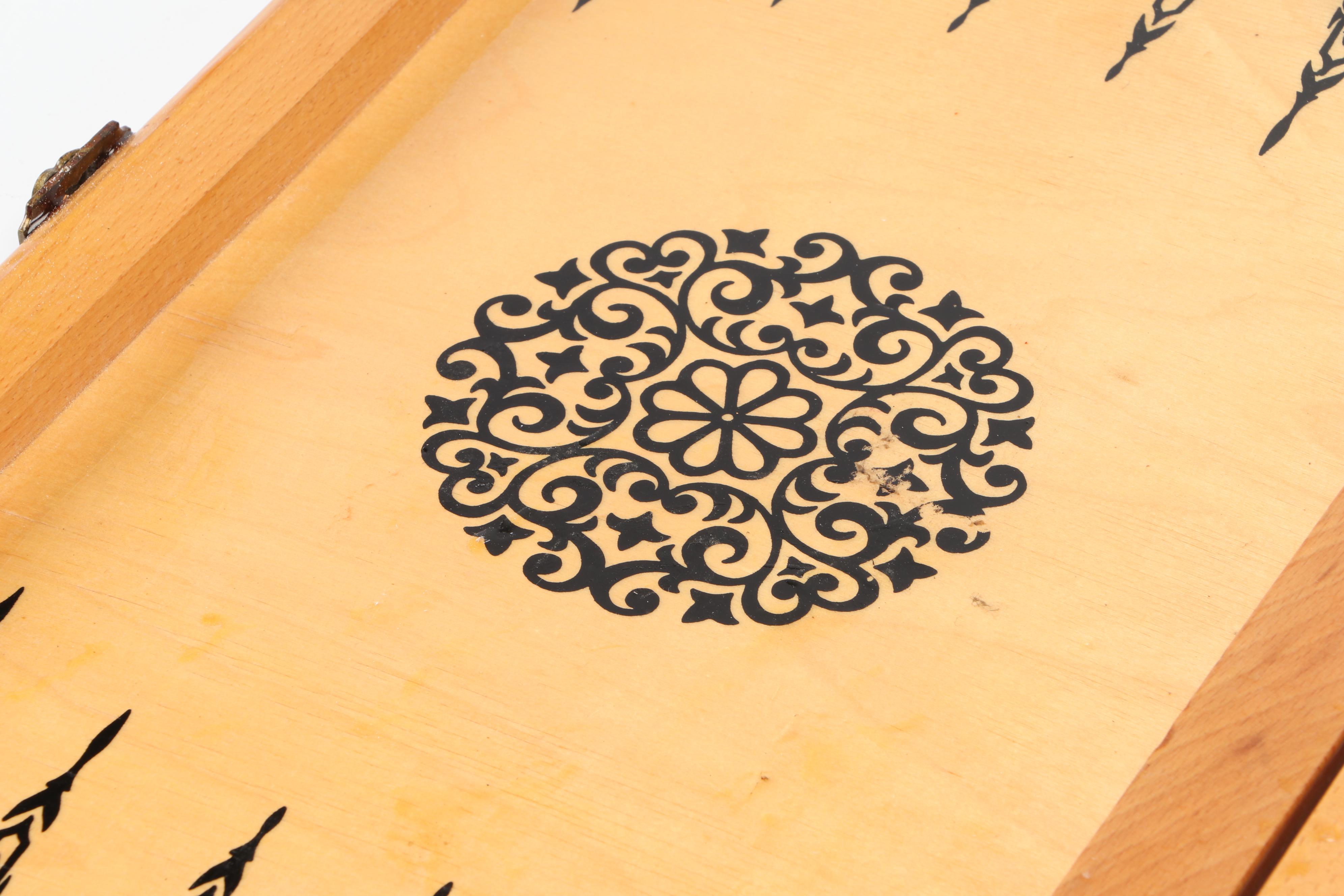Russian Folding Wooden Backgammon Board | EBTH
