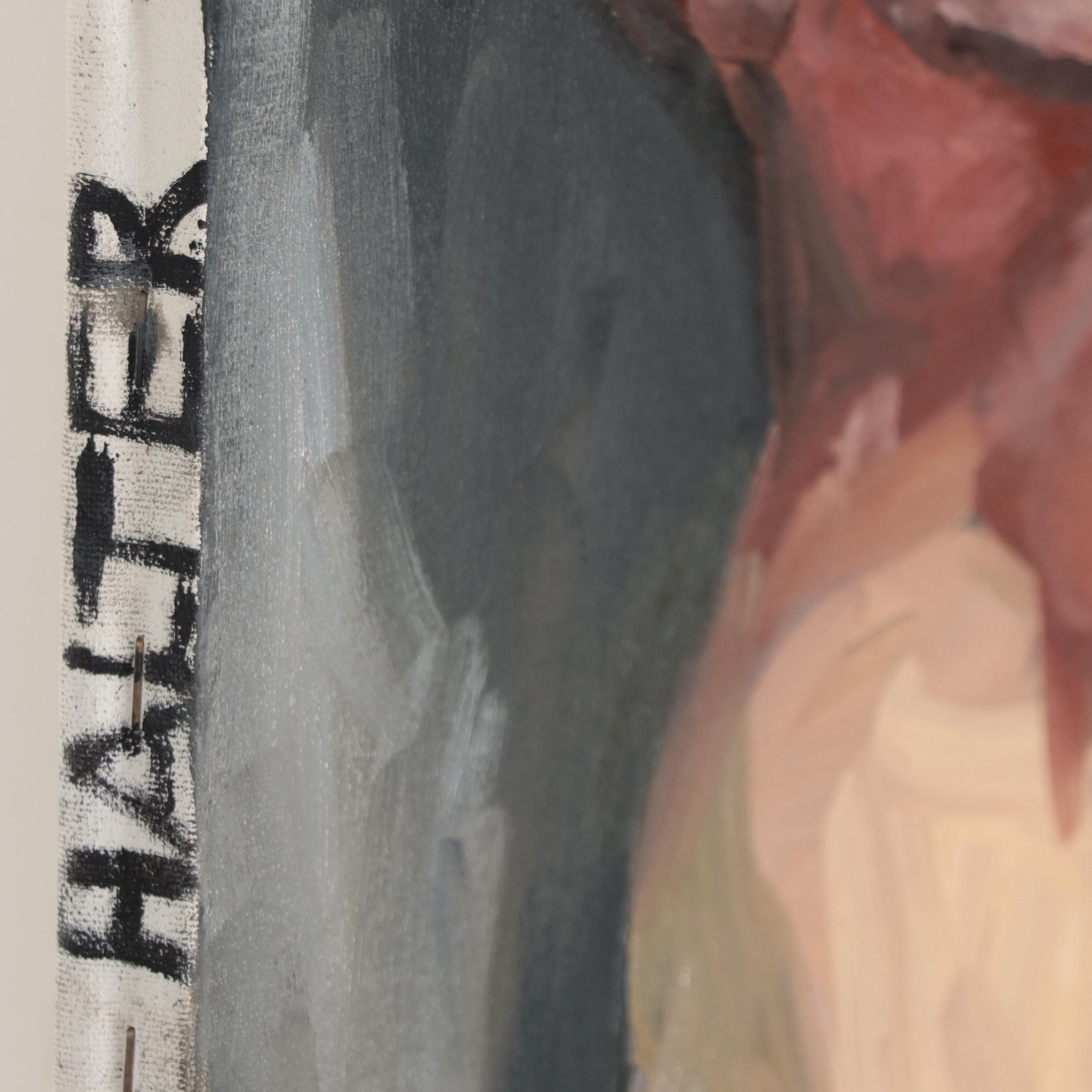 Katrina Halter Oil Painting of Reclining Male Figure | EBTH