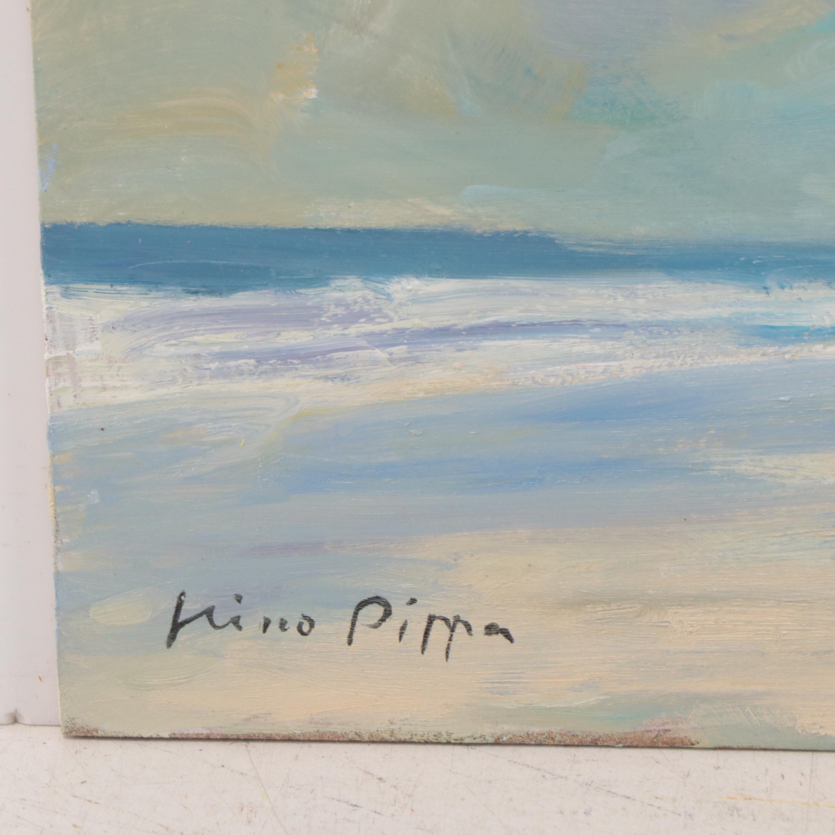 Nino Pippa Oil Painting "Southeast Florida - Three's Company at the ...