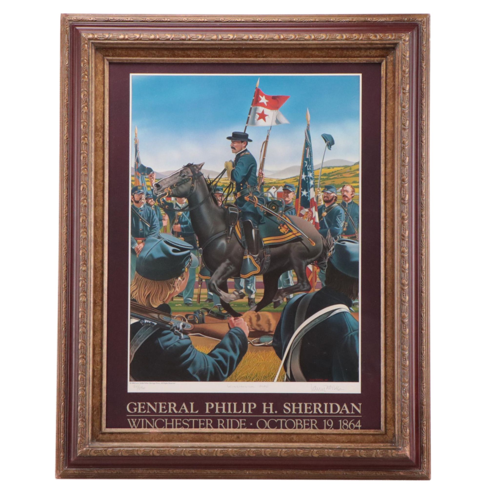 Larry Noble Offset Lithograph "Winchester Ride," 1984 | EBTH