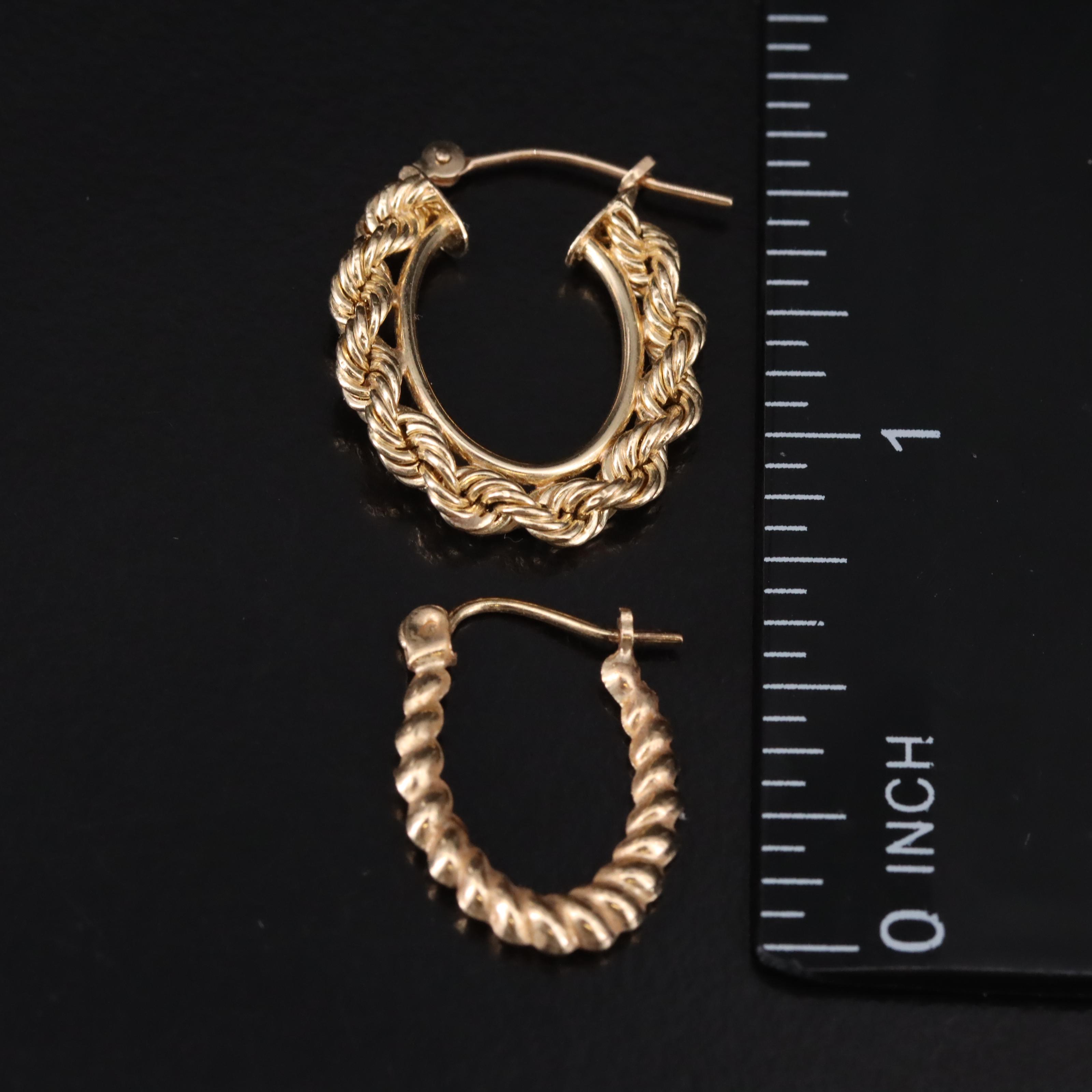 10K Rope Chain and Shrimp Hoops | EBTH