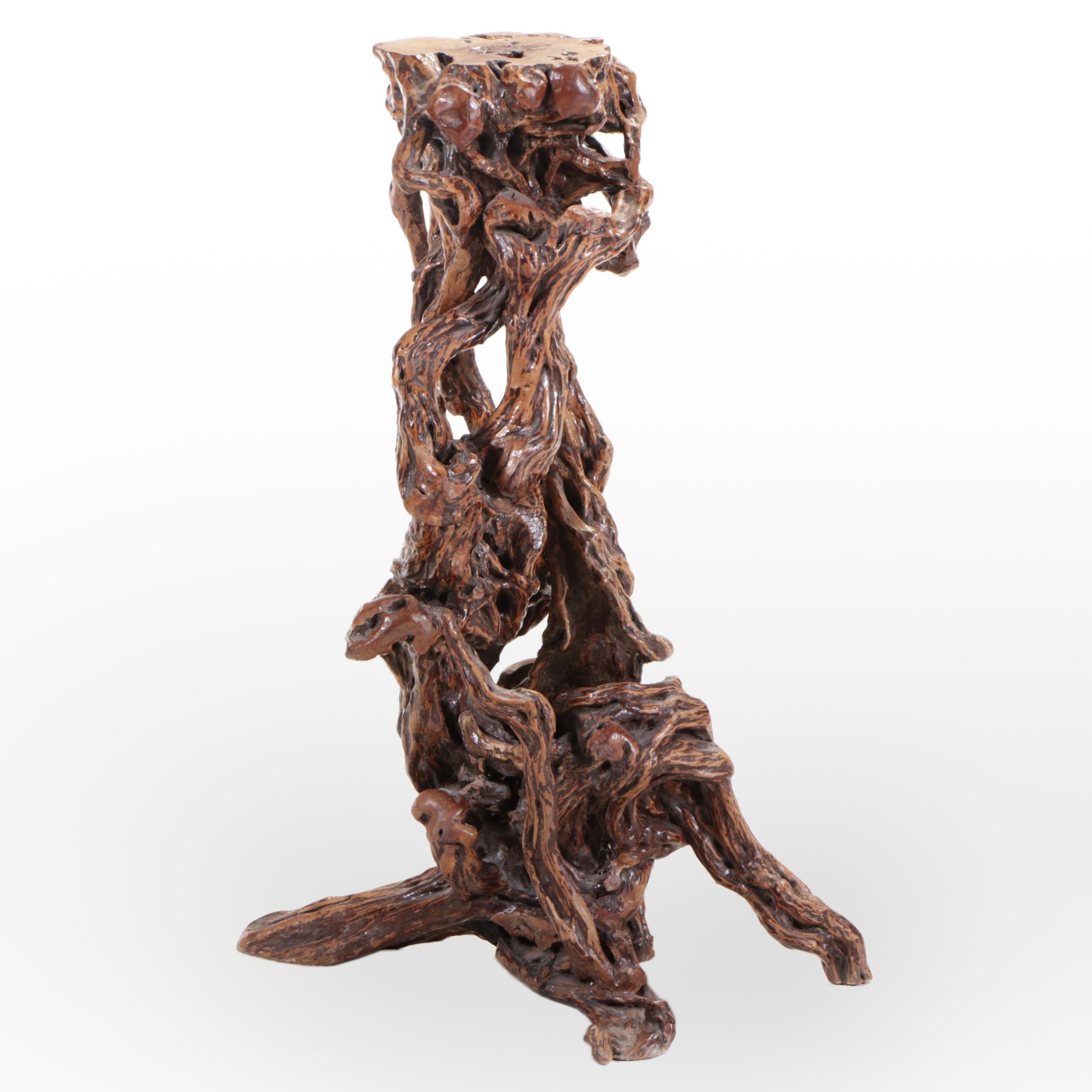 Chinese Root Wood Pedestal | Everything But The House