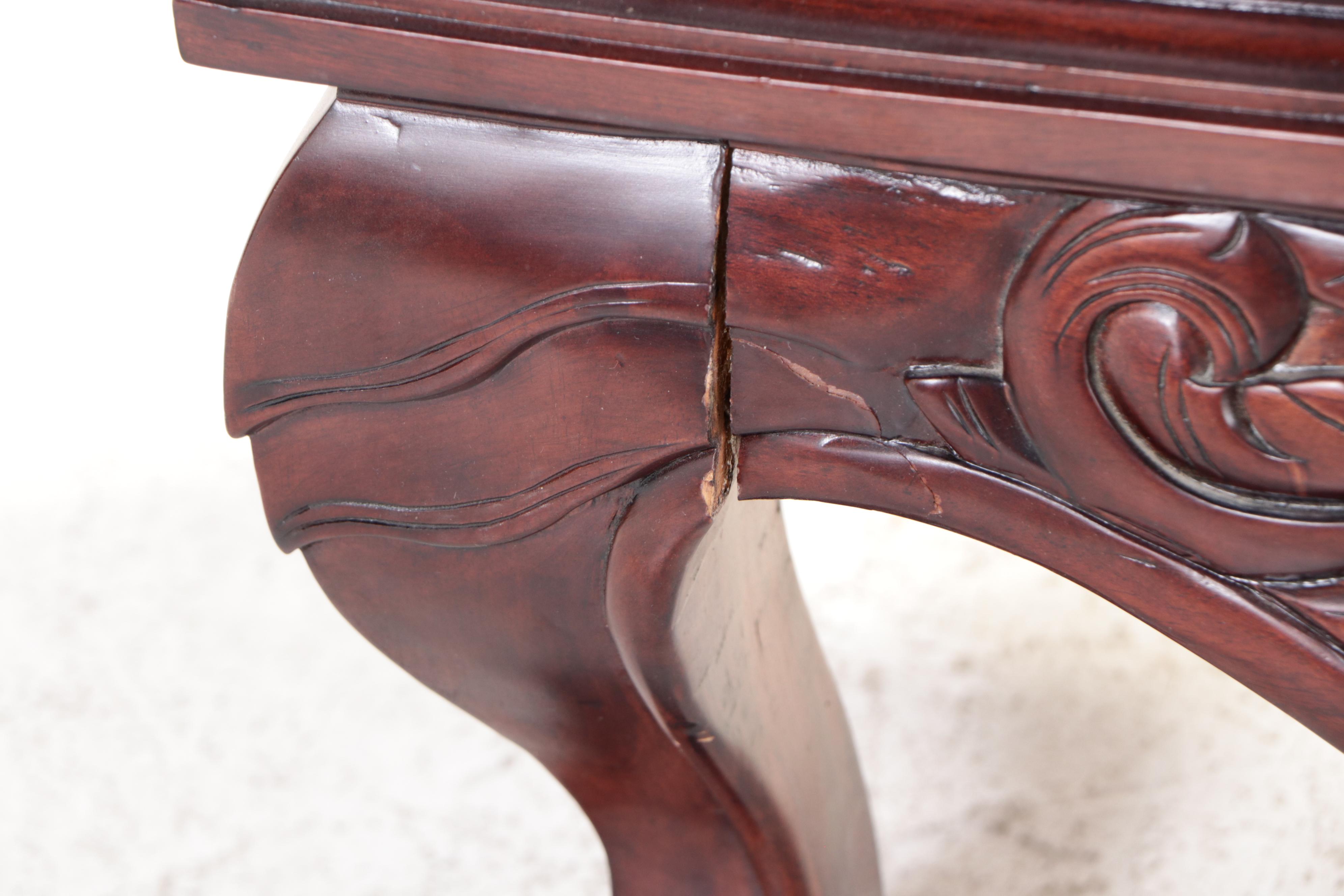 Rococo Style Carved East Asian Hardwood China Cabinet | EBTH