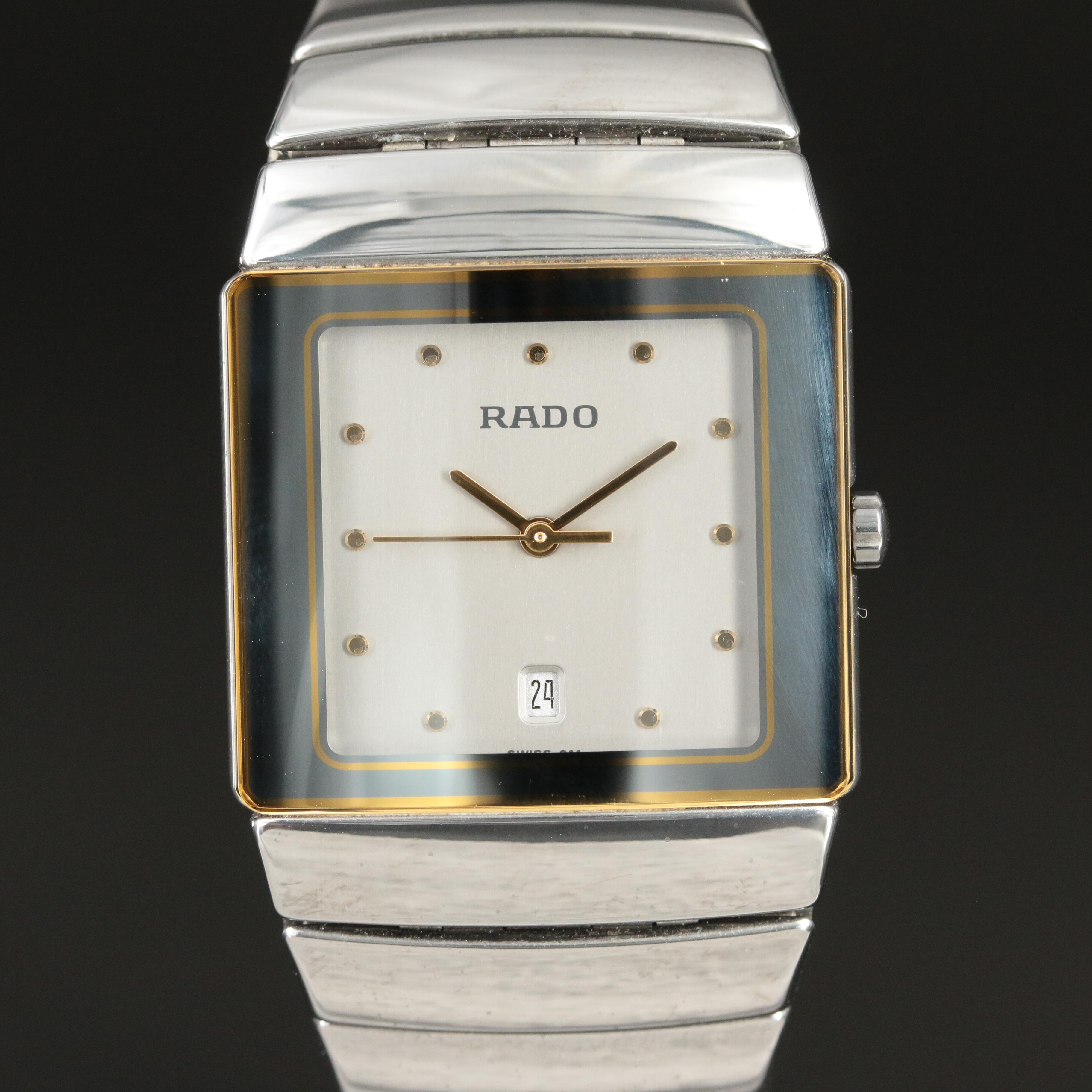 Rado Diastar High-Tech Ceramic Quartz Date Wristwatch | Everything But ...