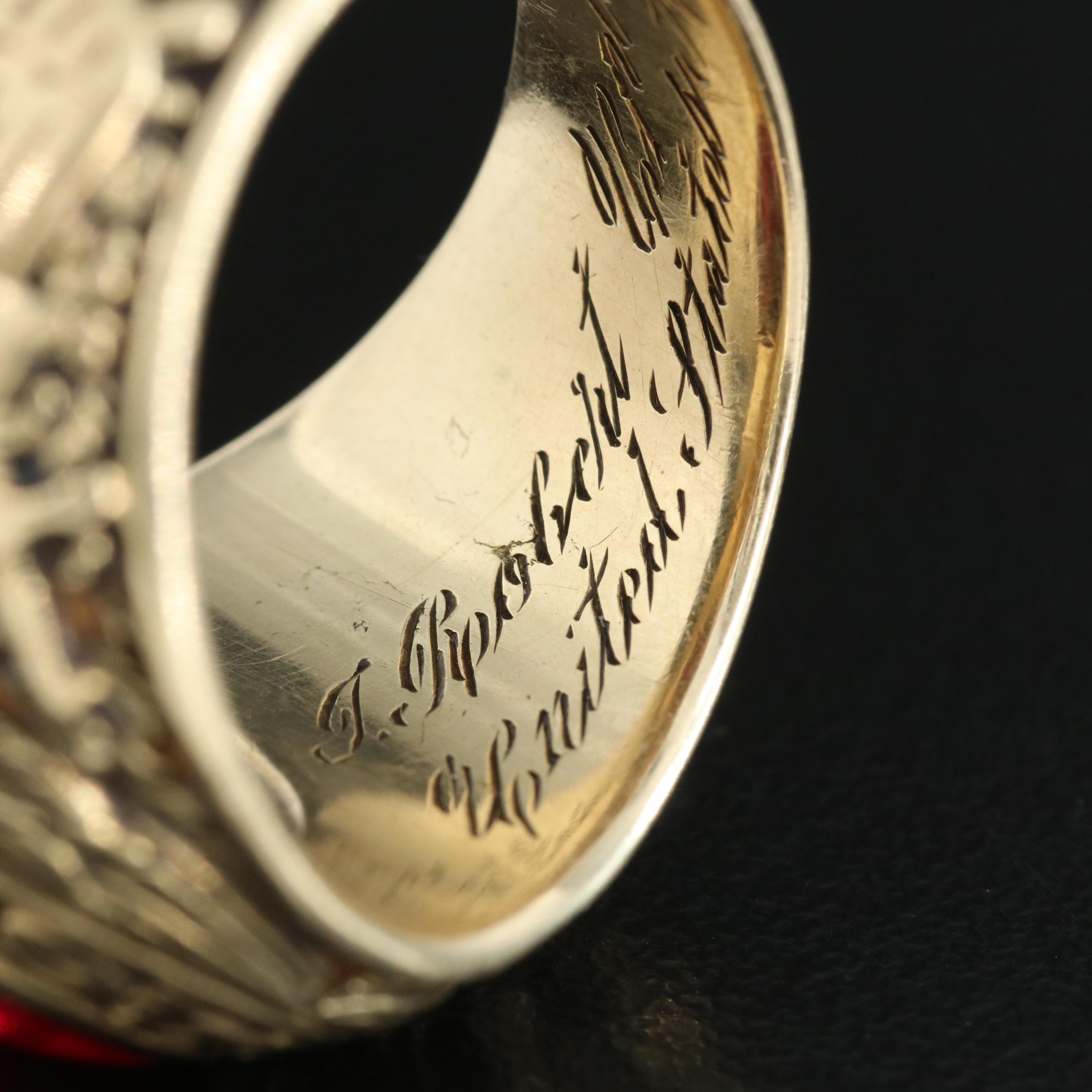 14K Ruby 1946 West Point Class Ring | EBTH