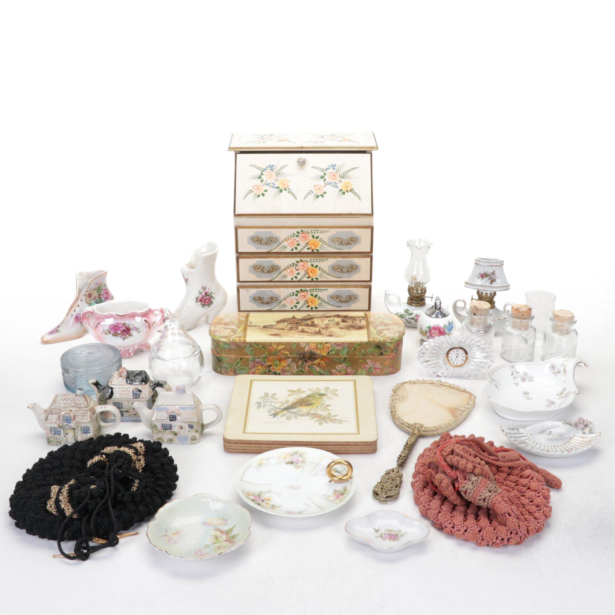 Haviland, Godinger, and Other Vanity Accessories with Music Box Cabine ...