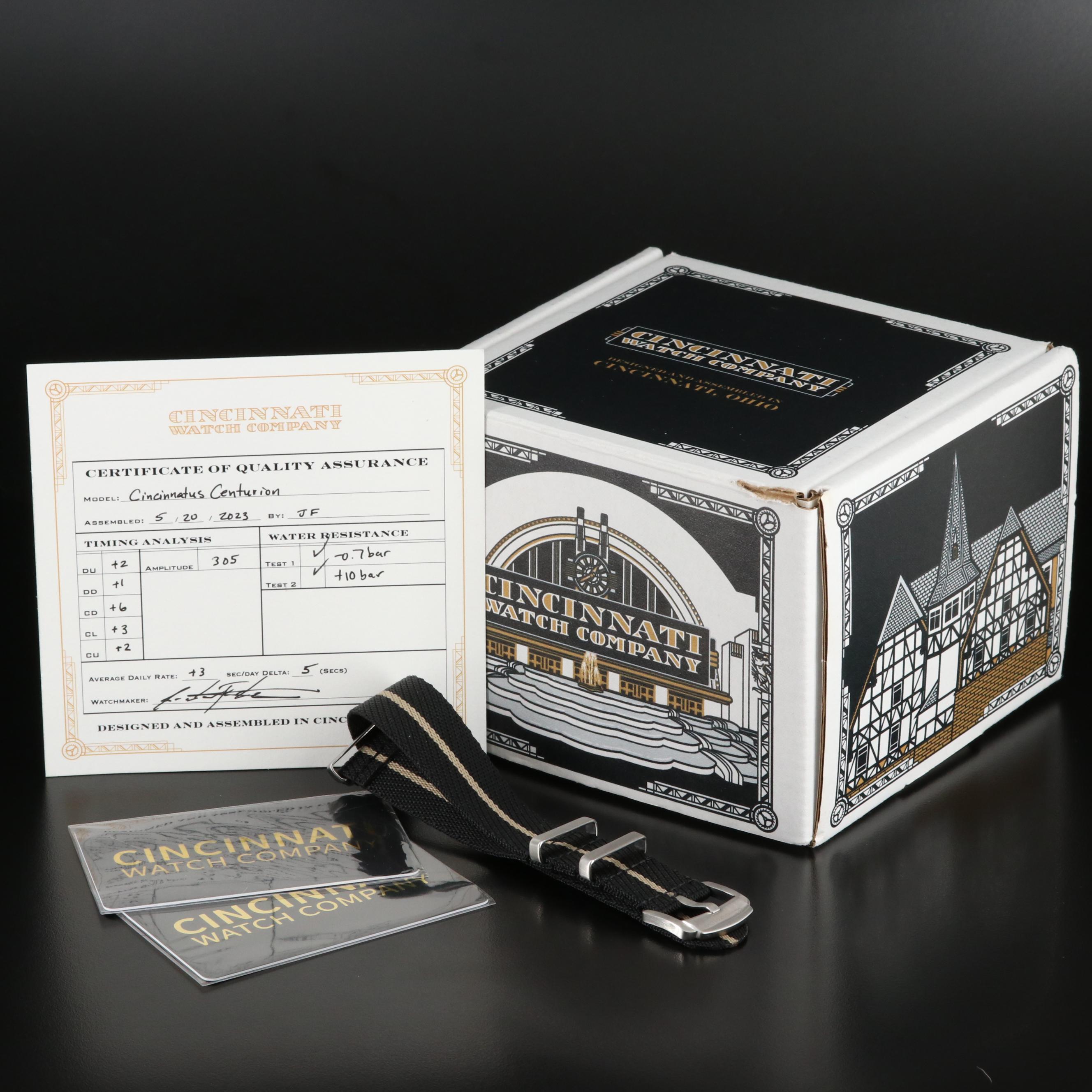 2023 Cincinnati Watch Co. Cincinnatus Centurion Field Watch | EBTH