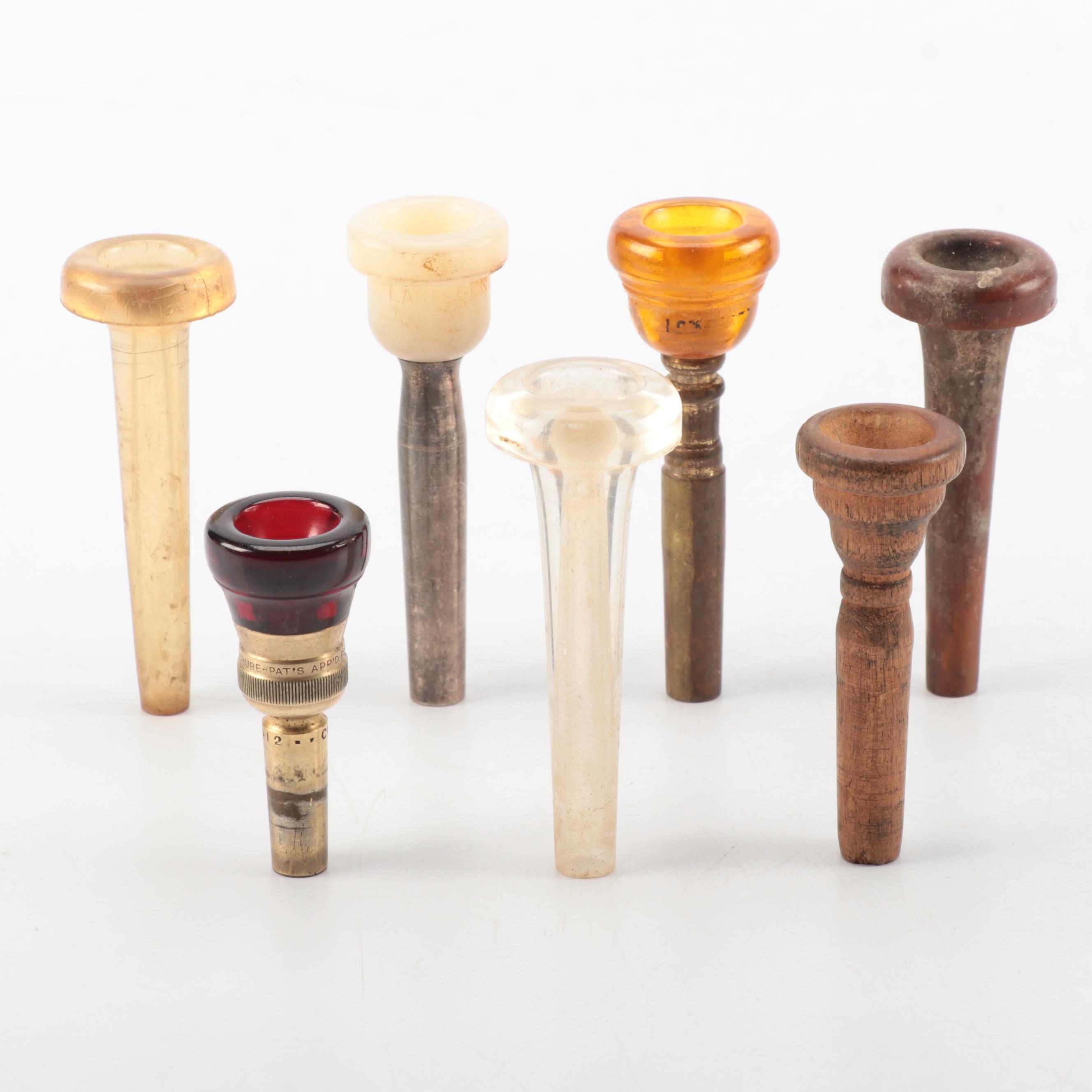 Plastic, Metal, and Wood Trumpet and Other Brass Instrument Mouthpieces ...