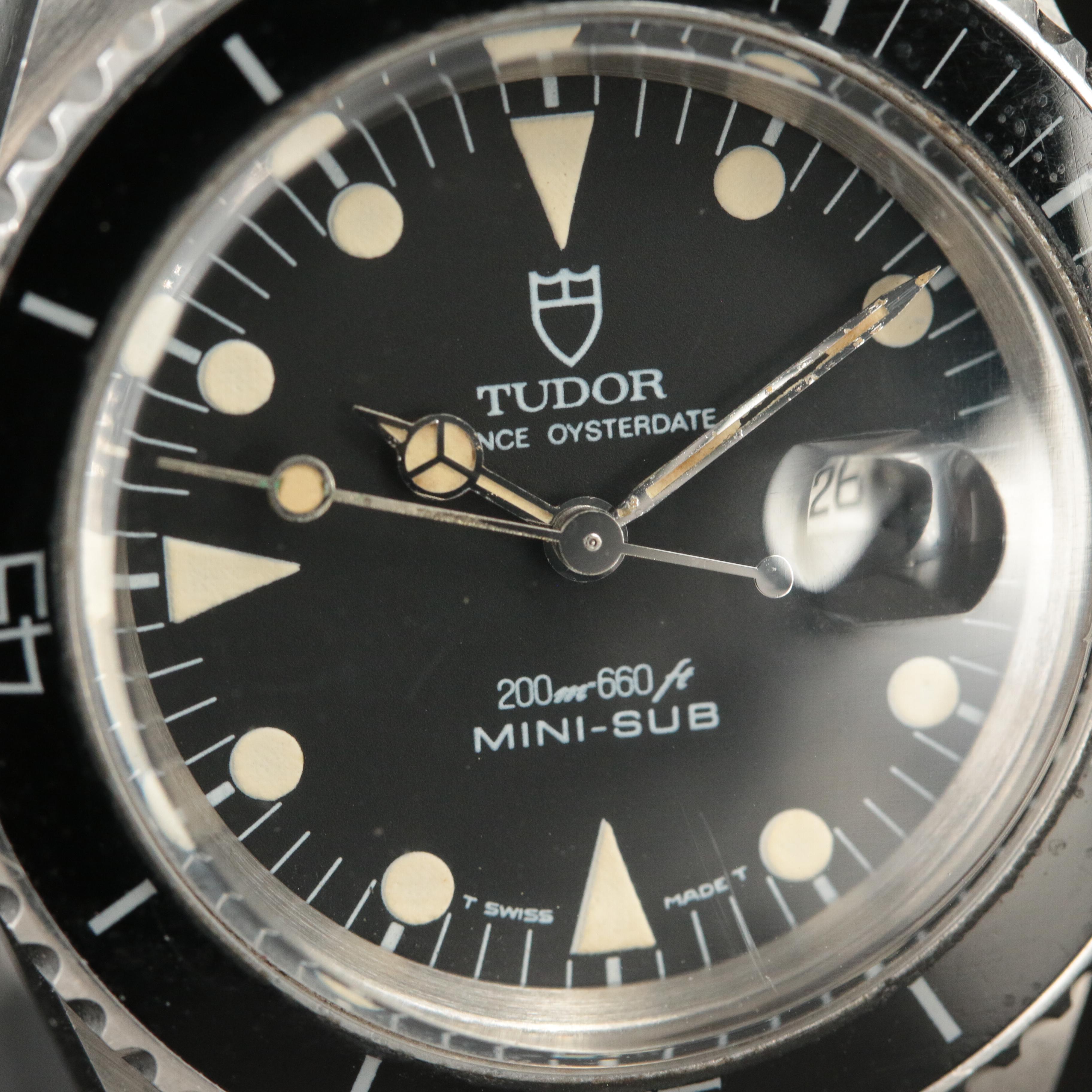 Tudor Mini-Sub Prince Oysterdate Stainless Steel Wristwatch ...
