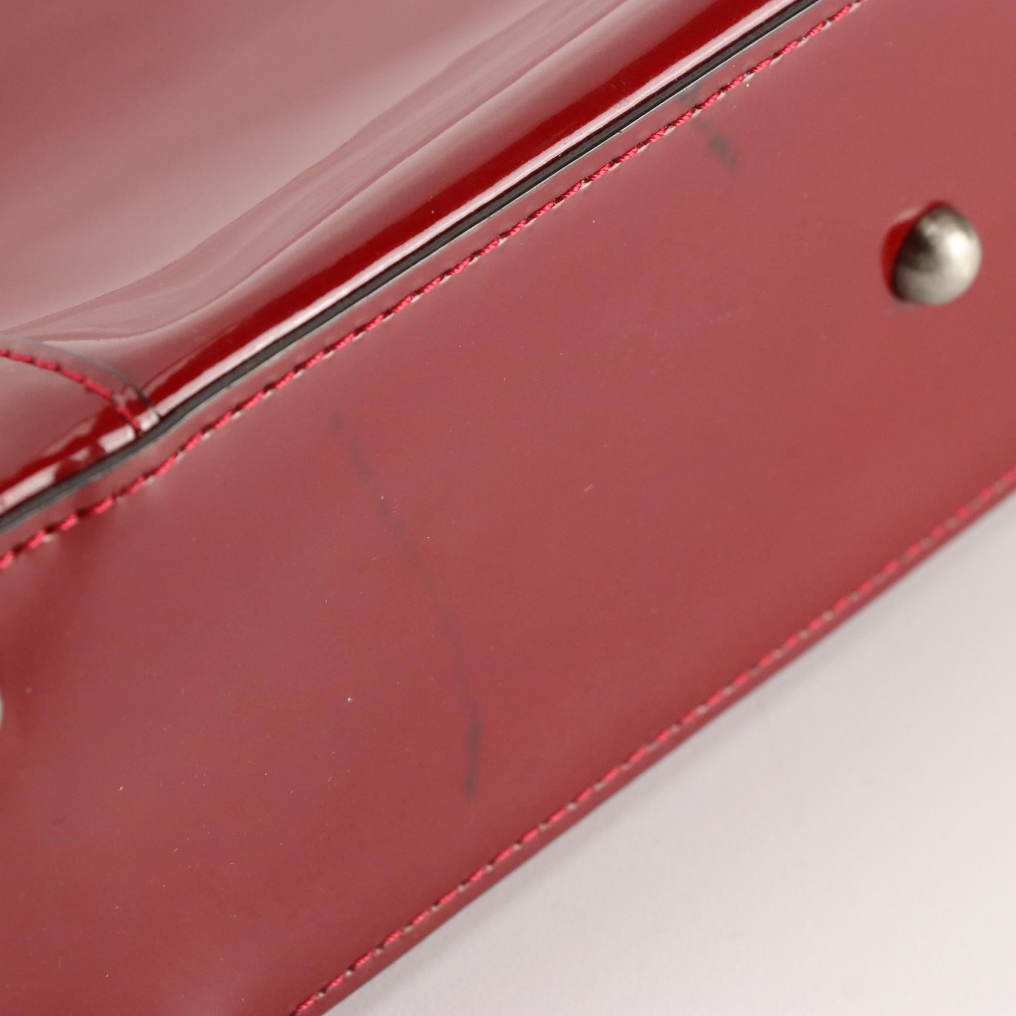 Burberry Red Patent Leather Shoulder Bag | EBTH