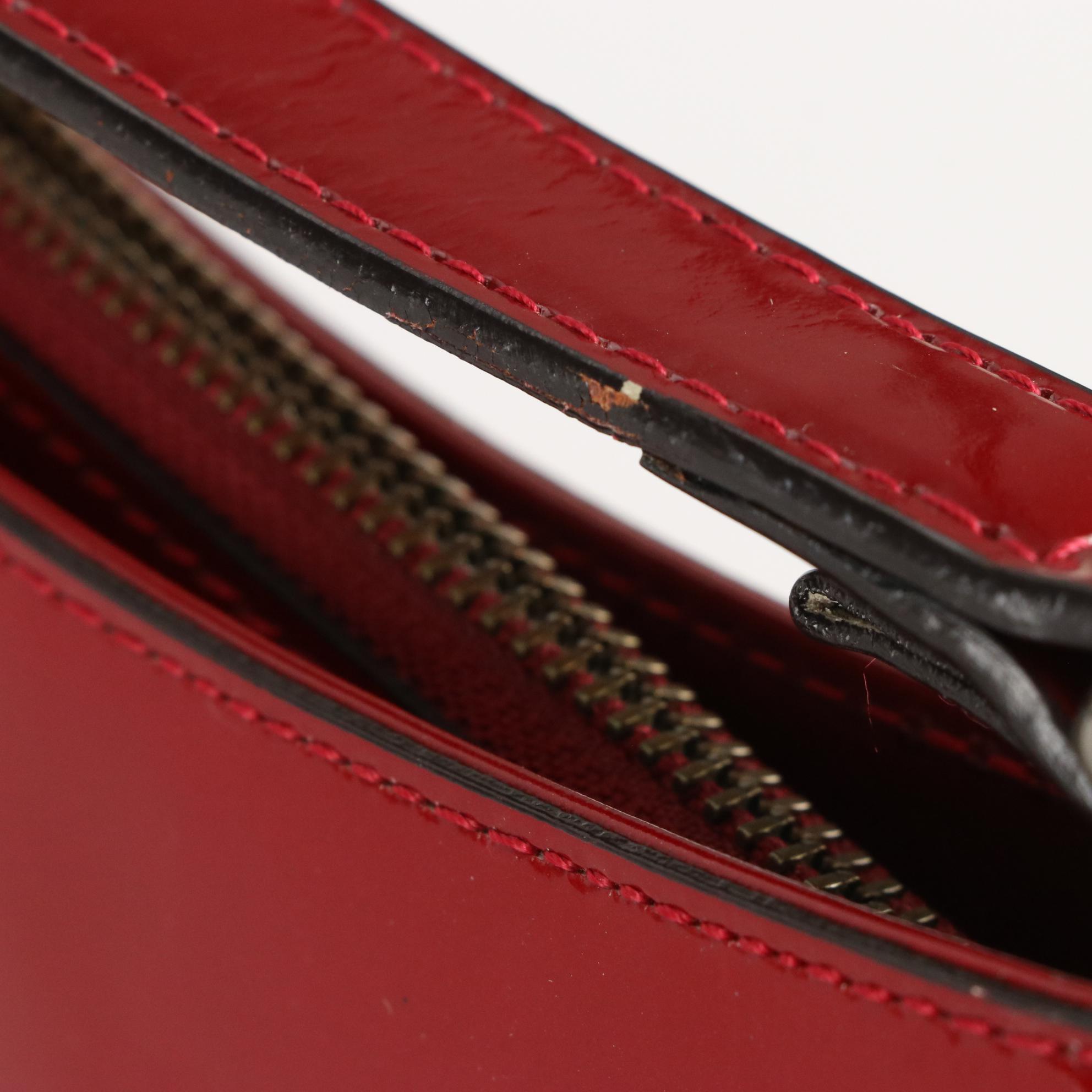 Burberry Red Patent Leather Shoulder Bag | EBTH