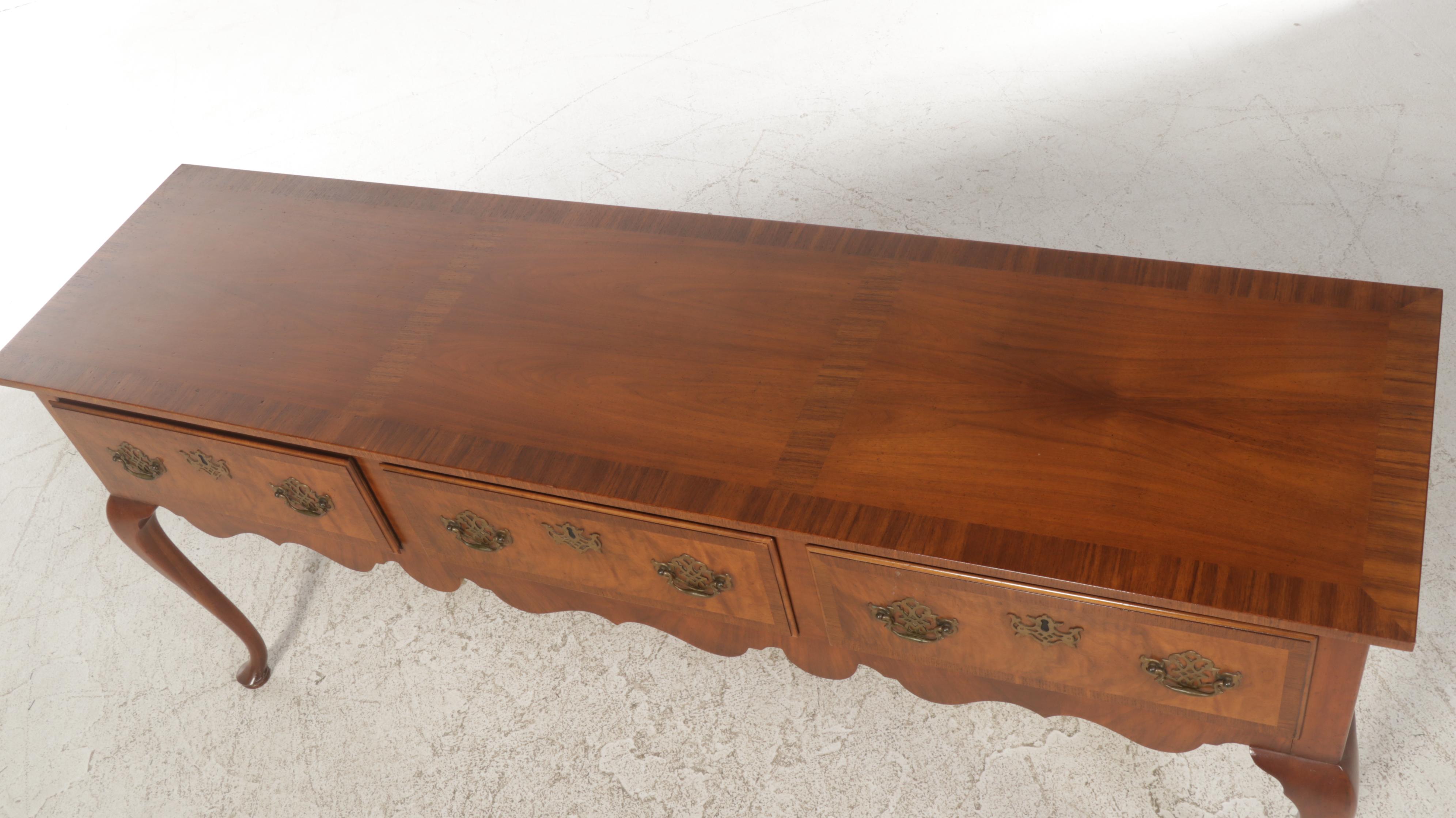 Milling Road div. of Baker Queen Anne Style Walnut and Cherrywood ...