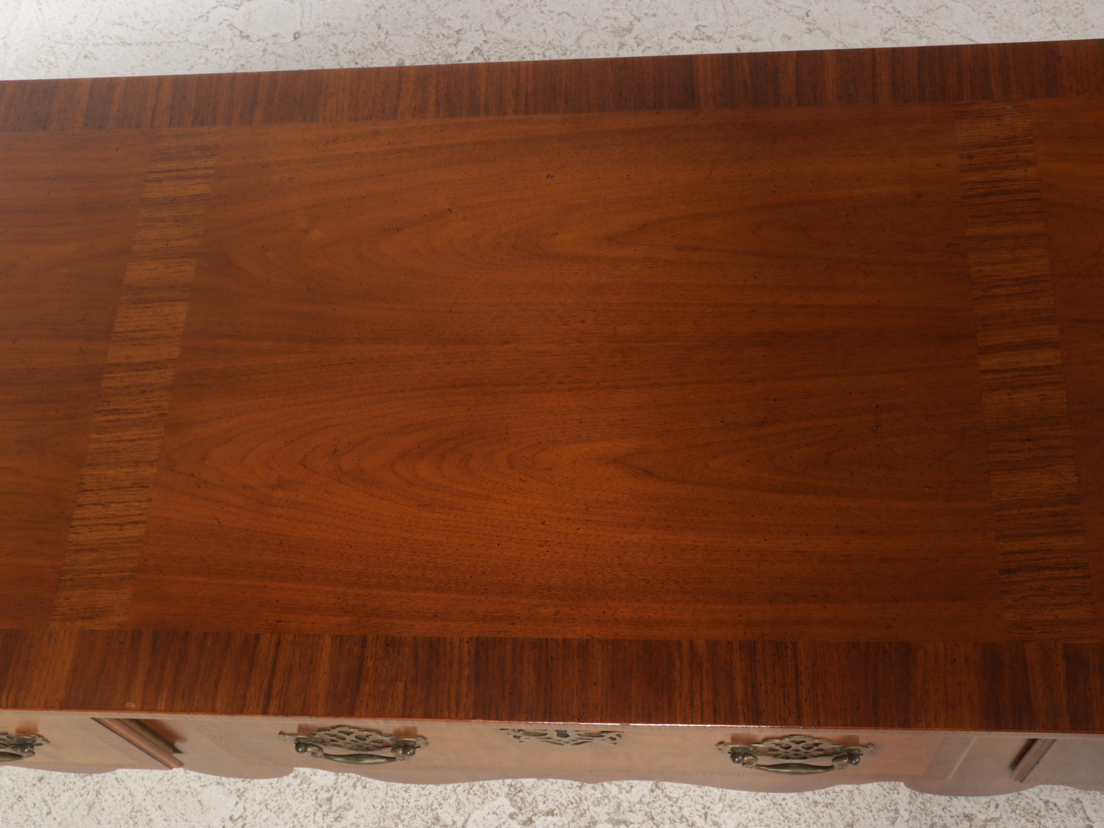 Milling Road div. of Baker Queen Anne Style Walnut and Cherrywood ...