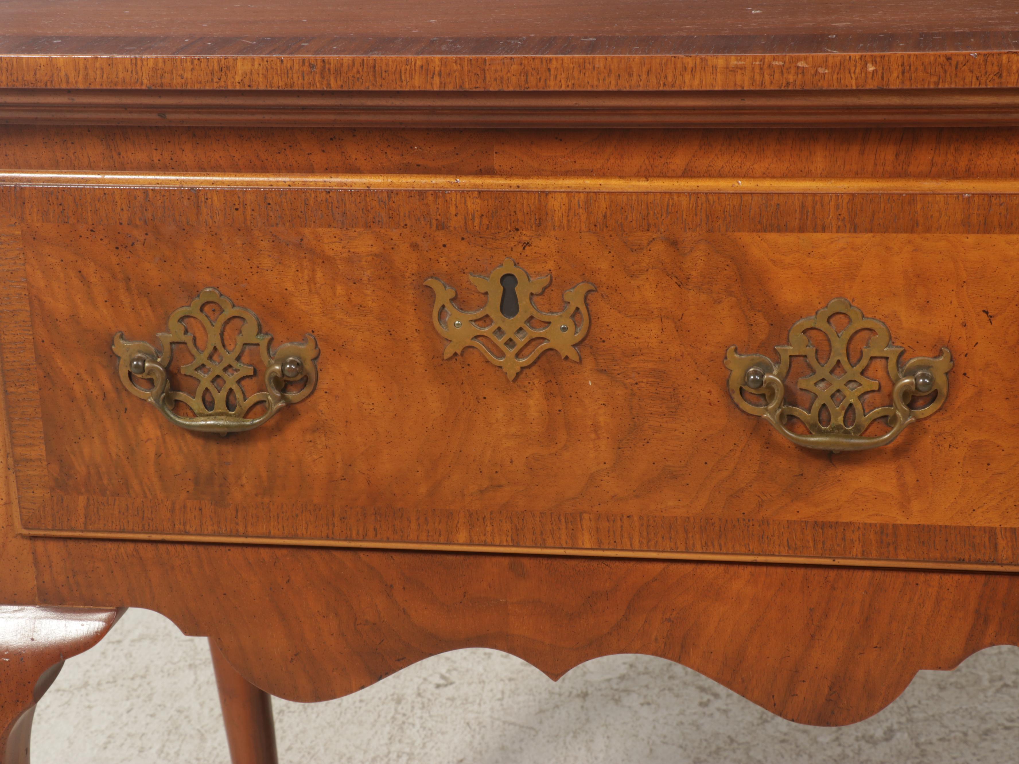 Milling Road div. of Baker Queen Anne Style Walnut and Cherrywood ...