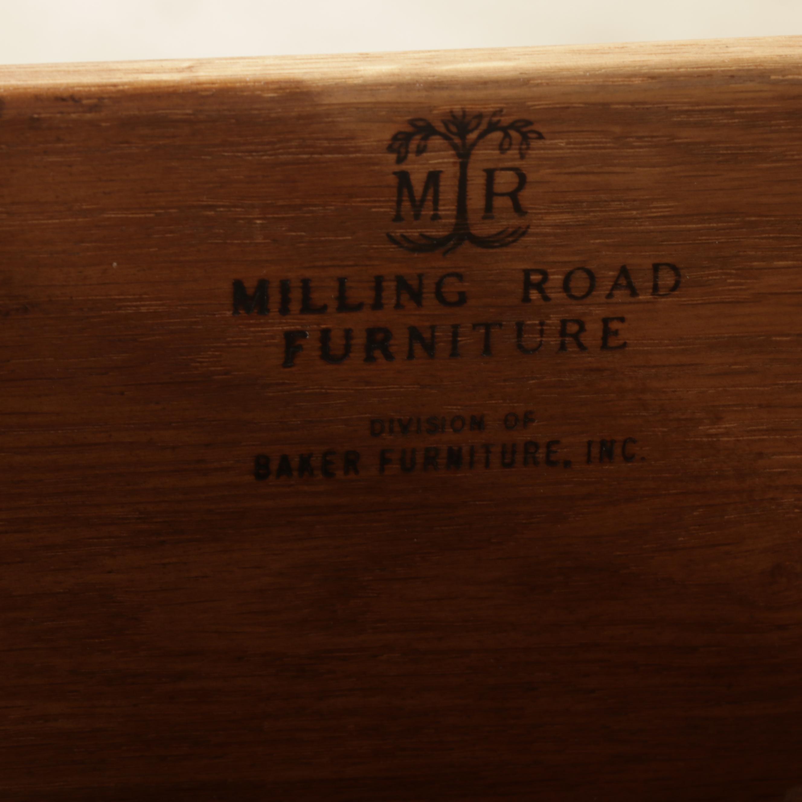 Milling Road div. of Baker Queen Anne Style Walnut and Cherrywood ...